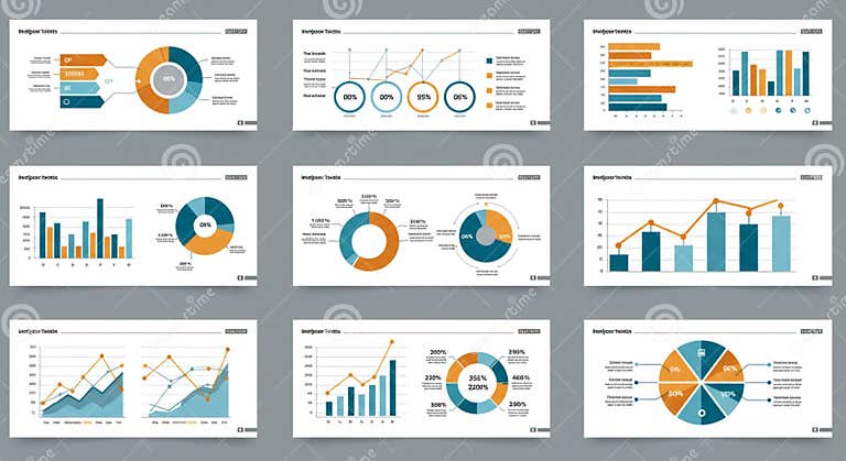 Infographic Presentation Showcasing Various Data Visualization Elements ...
