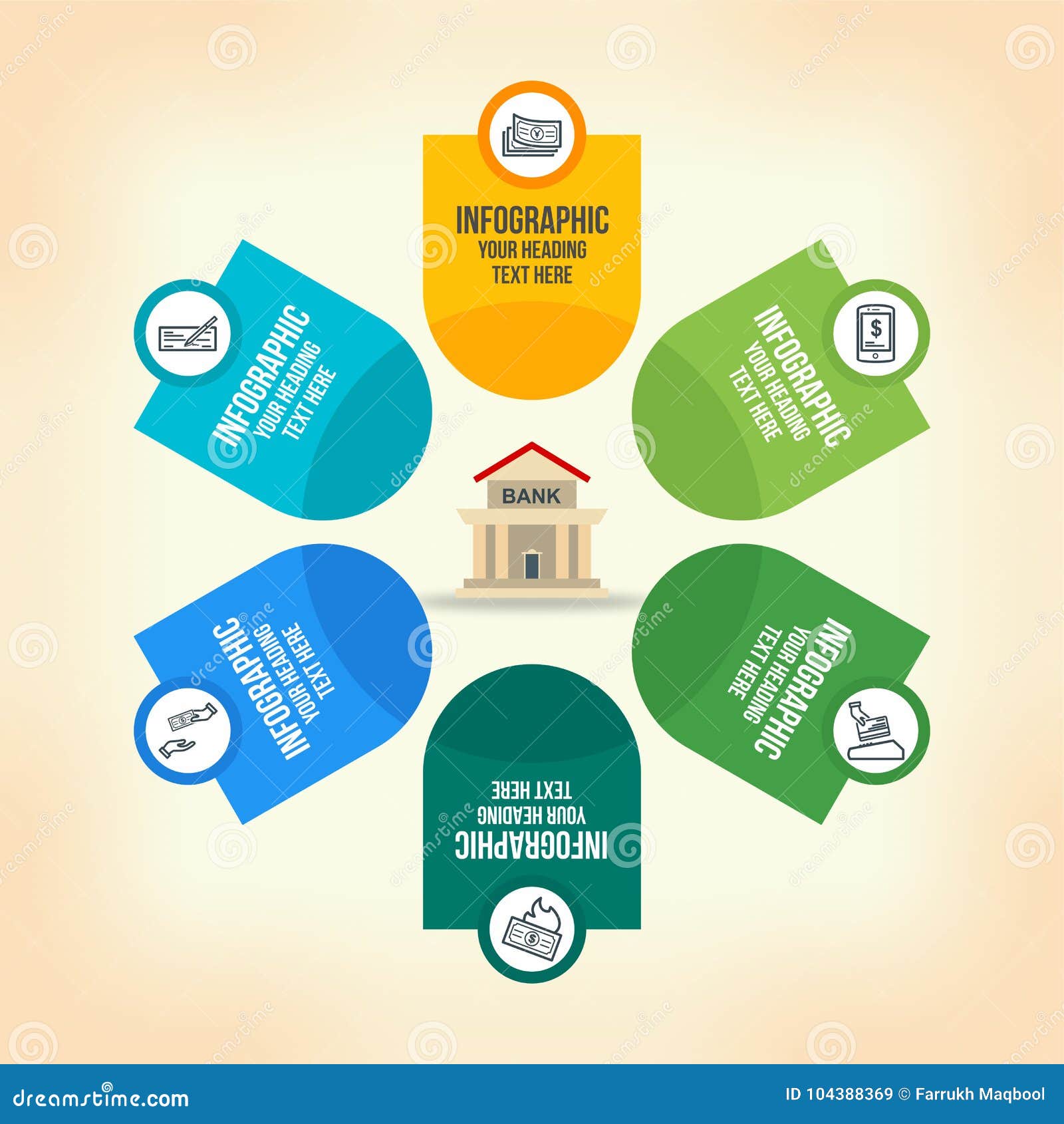 Banking Information Presented in Infographic Stock Vector ...