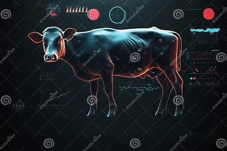 Exploring Agriculture and Tech through Cattle Analytics Stock Photo ...