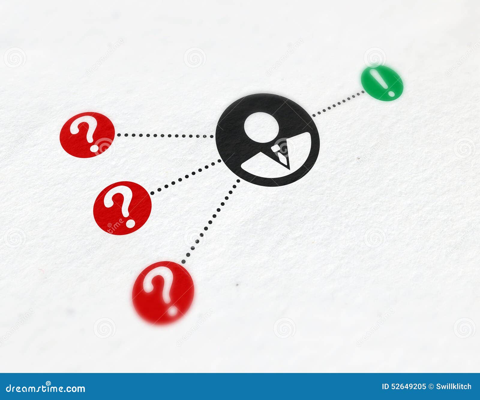 Infographic Print with Business Solution Icons Stock Image - Image of ...