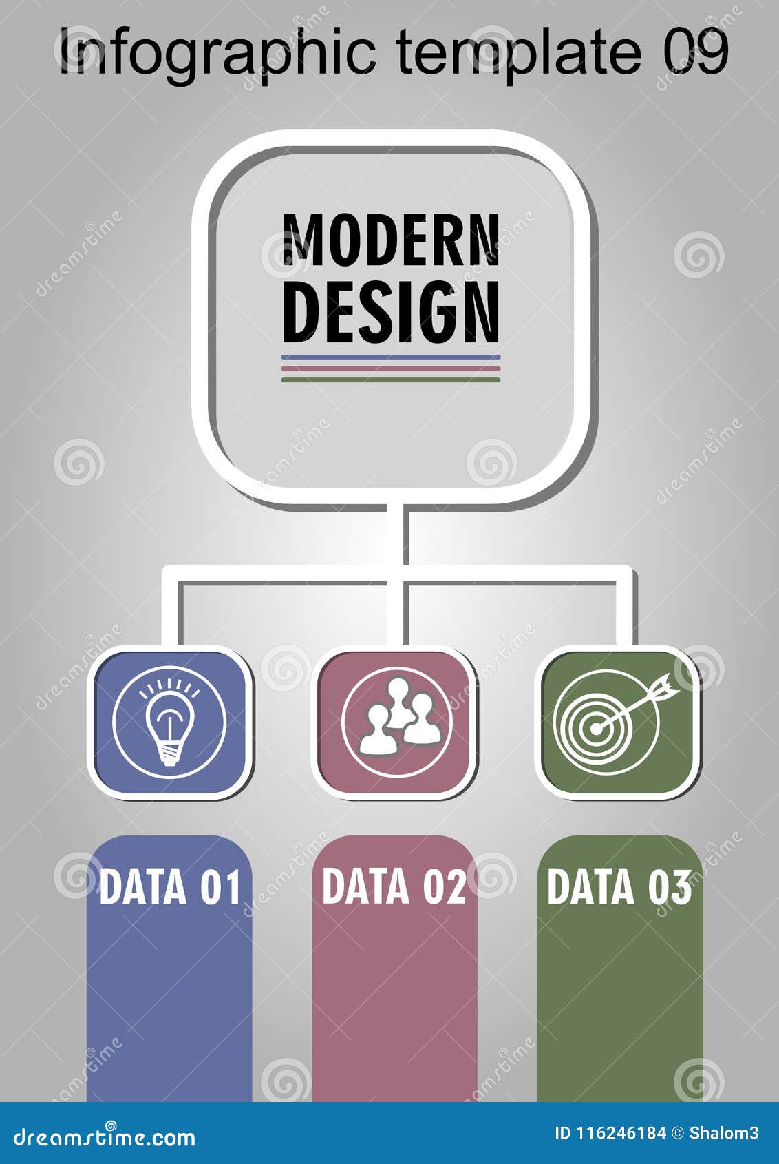 Infographic Process Visualization Template, Abstract Vector with Icons ...