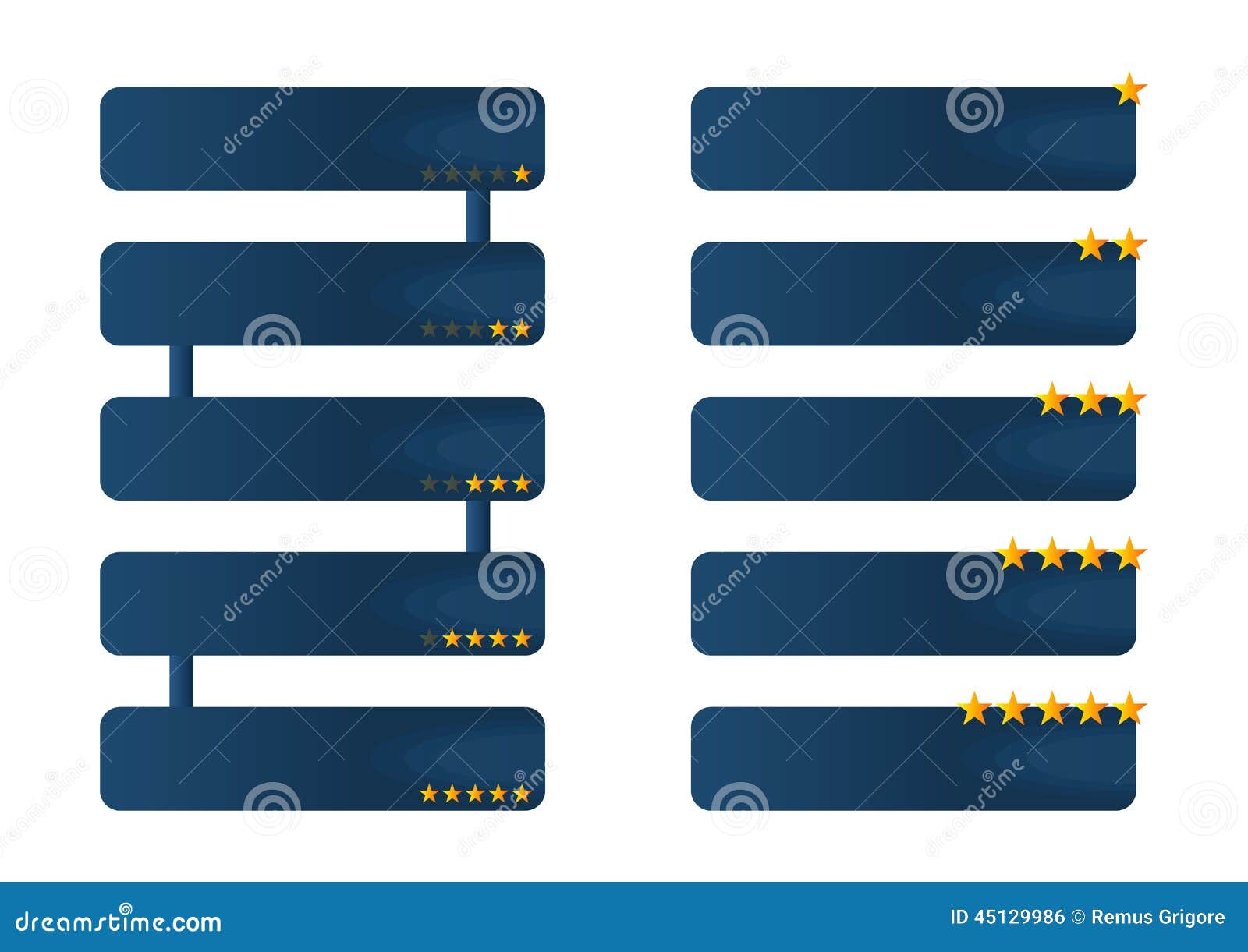 Infographic Rated With Stars - Cdr Format Vector Illustration ...