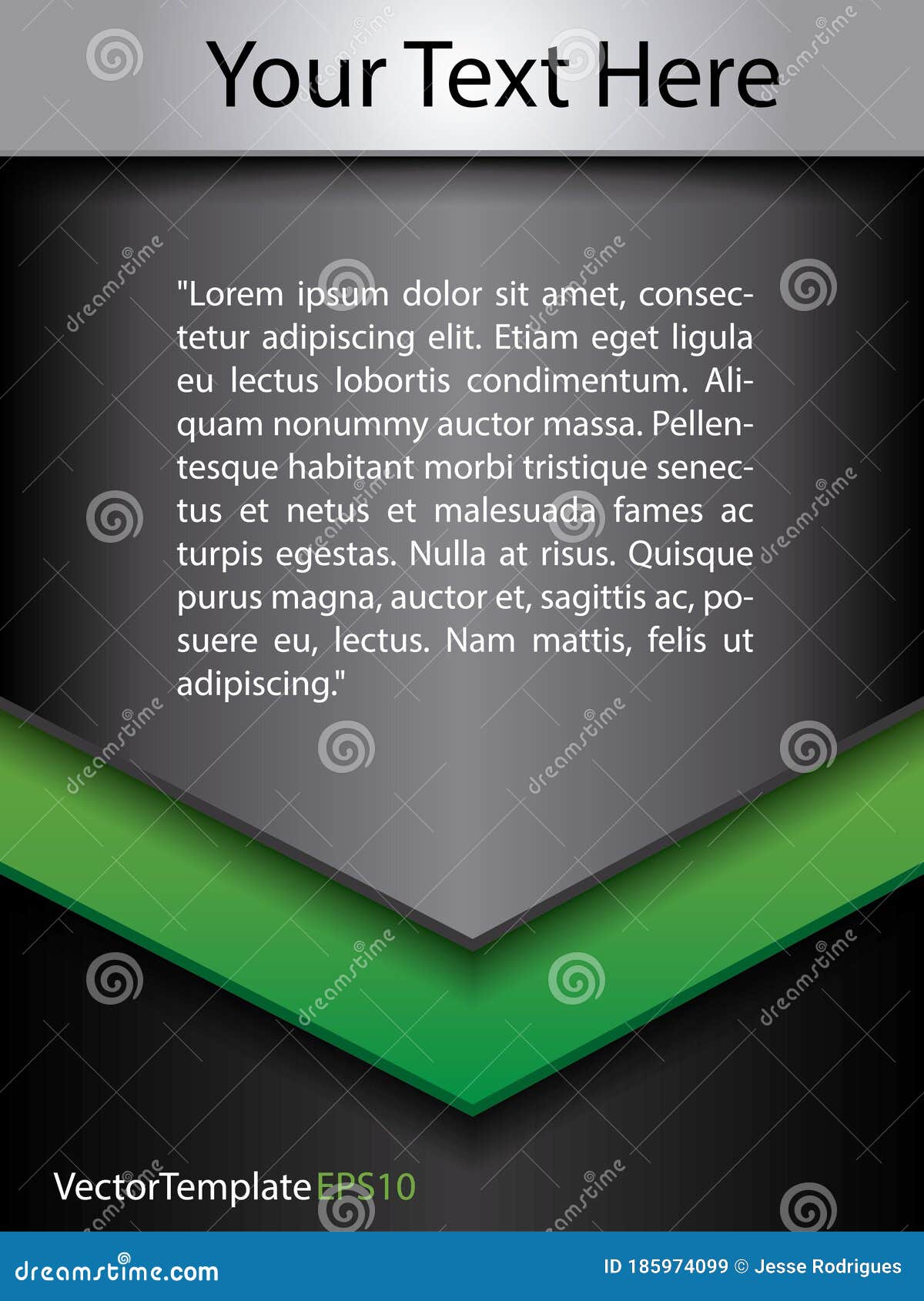 Infographic with Realistic Metallic Texture. Vector in High Quality ...