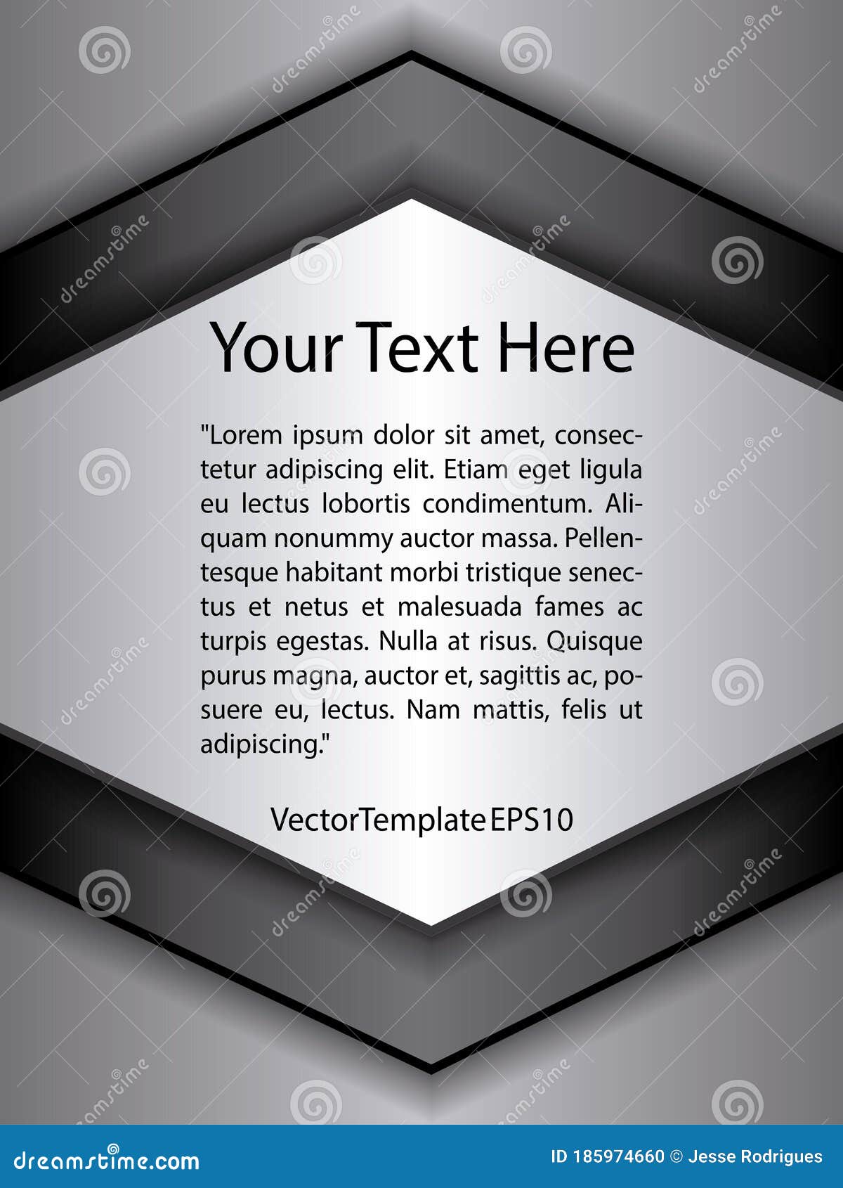 Infographic with Realistic Metallic Texture. Vector in High Quality Stock Vector - Illustration ...