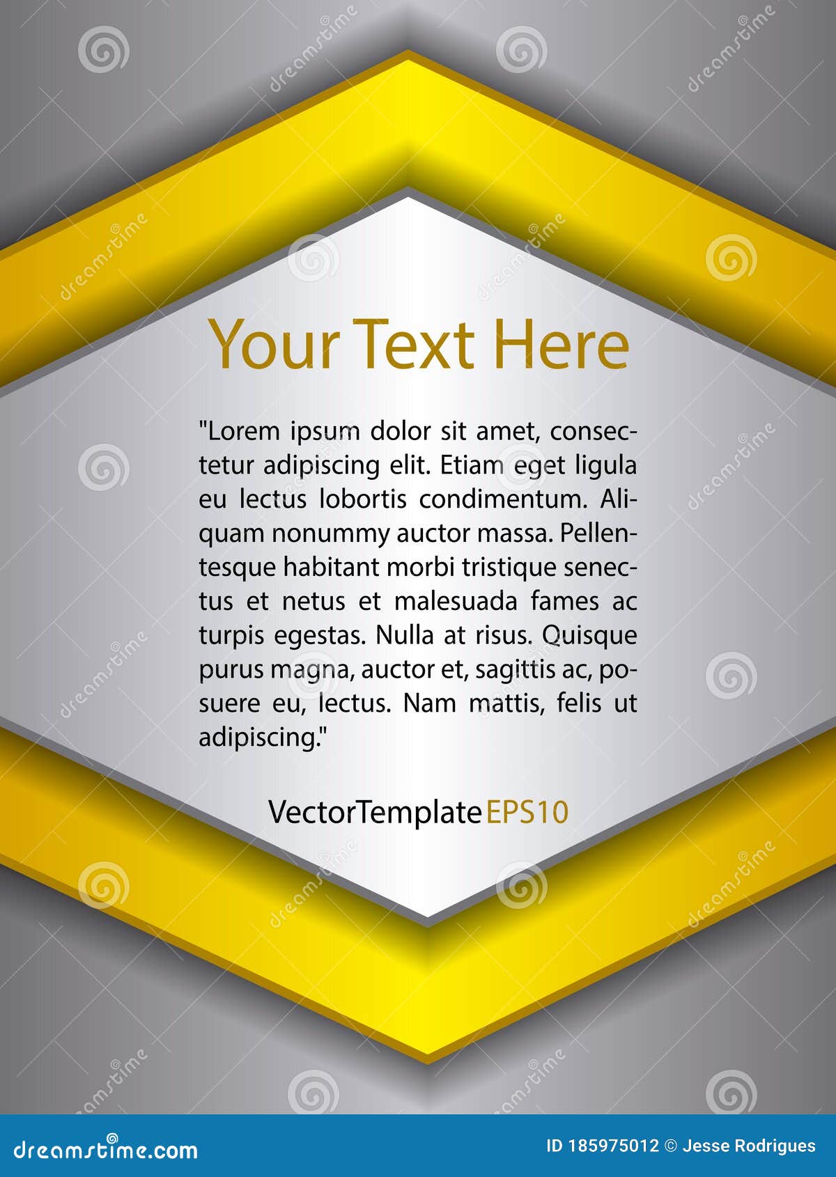 Infographic with Realistic Metallic Texture. Vector in High Quality Stock Vector - Illustration ...