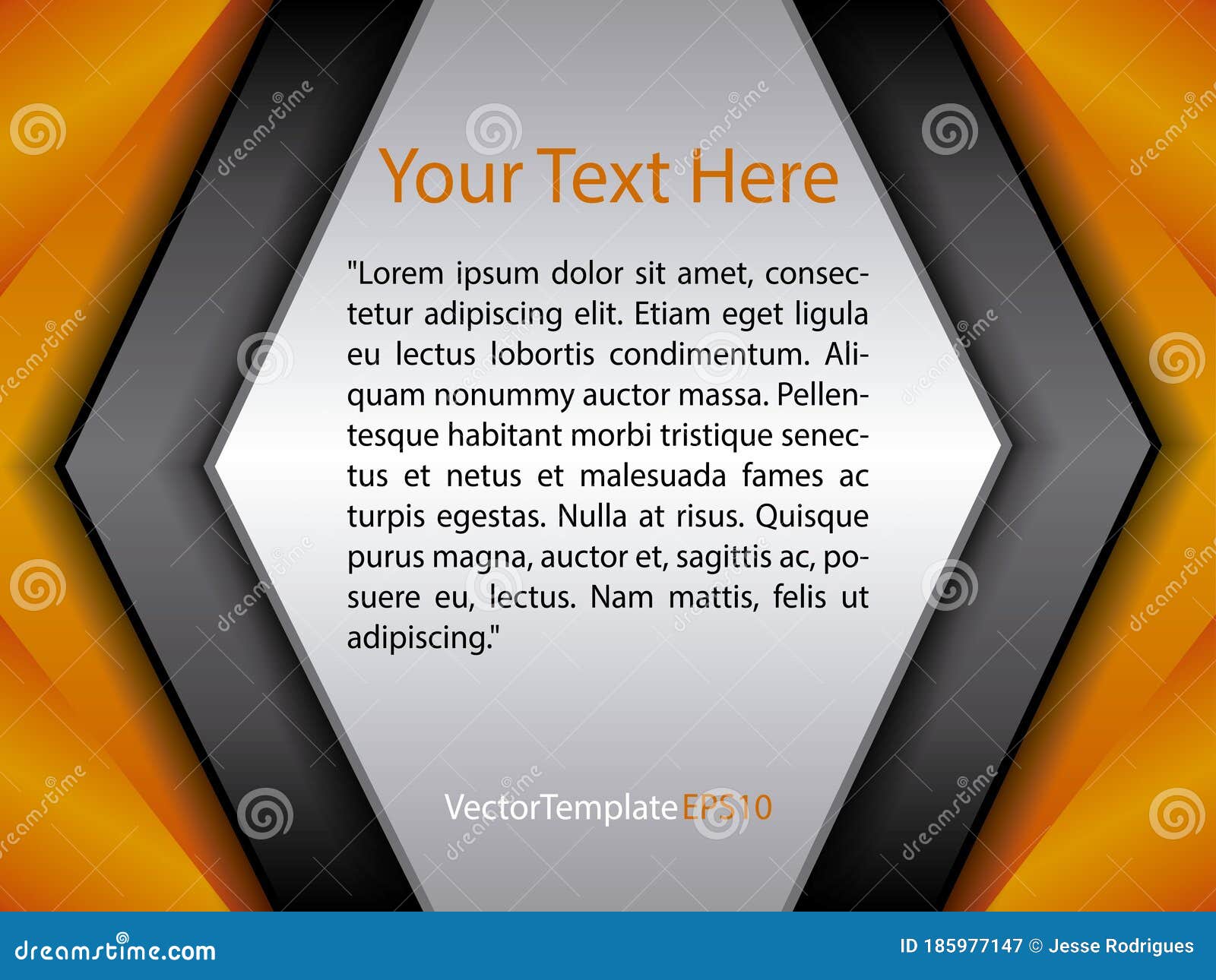 Infographic with Realistic Metallic Texture. Vector in High Quality ...