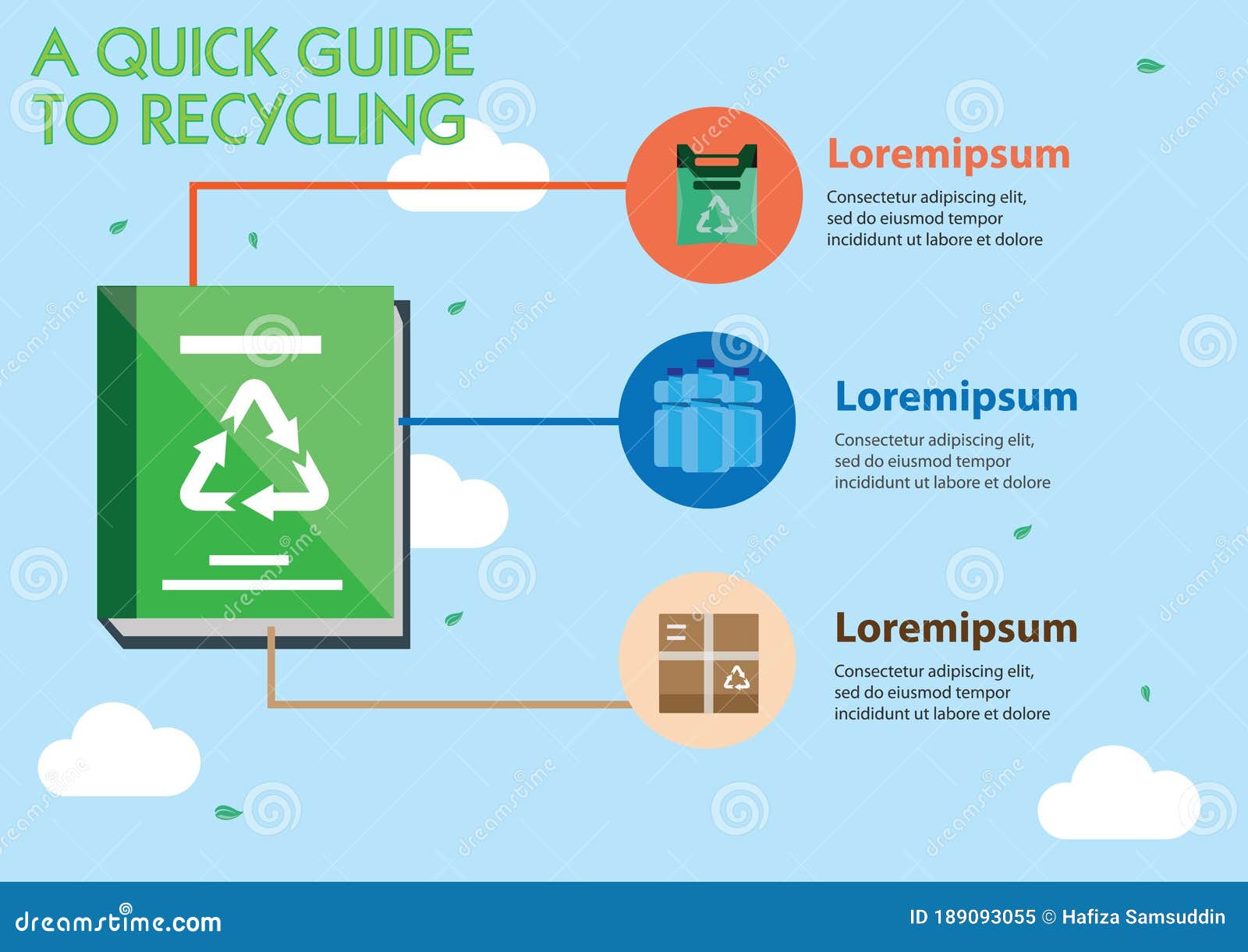 Infographic of Recycling. Vector Illustration Decorative Design Stock ...