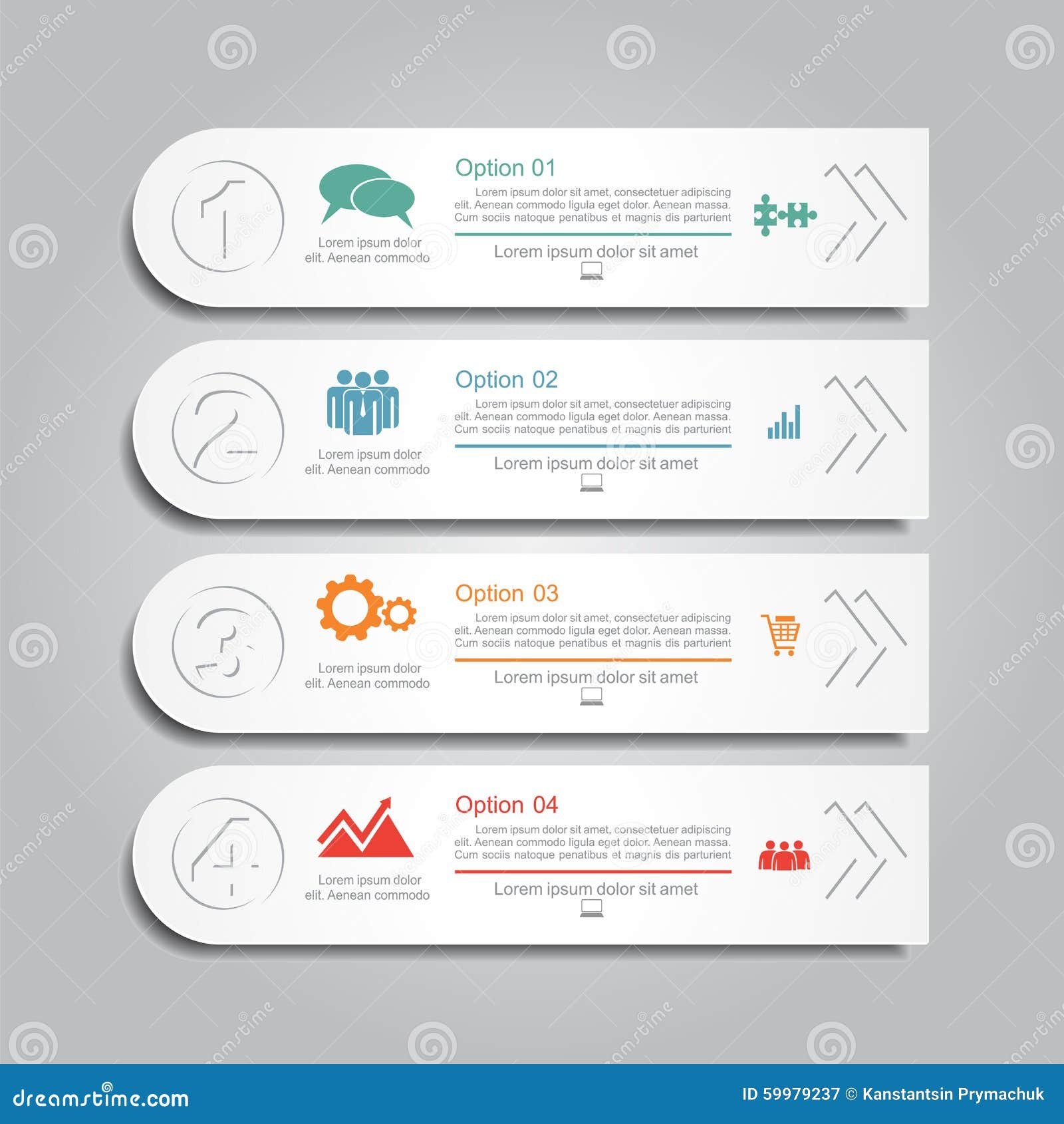 Infographic Report Template Layout. Vector Stock Vector - Illustration ...