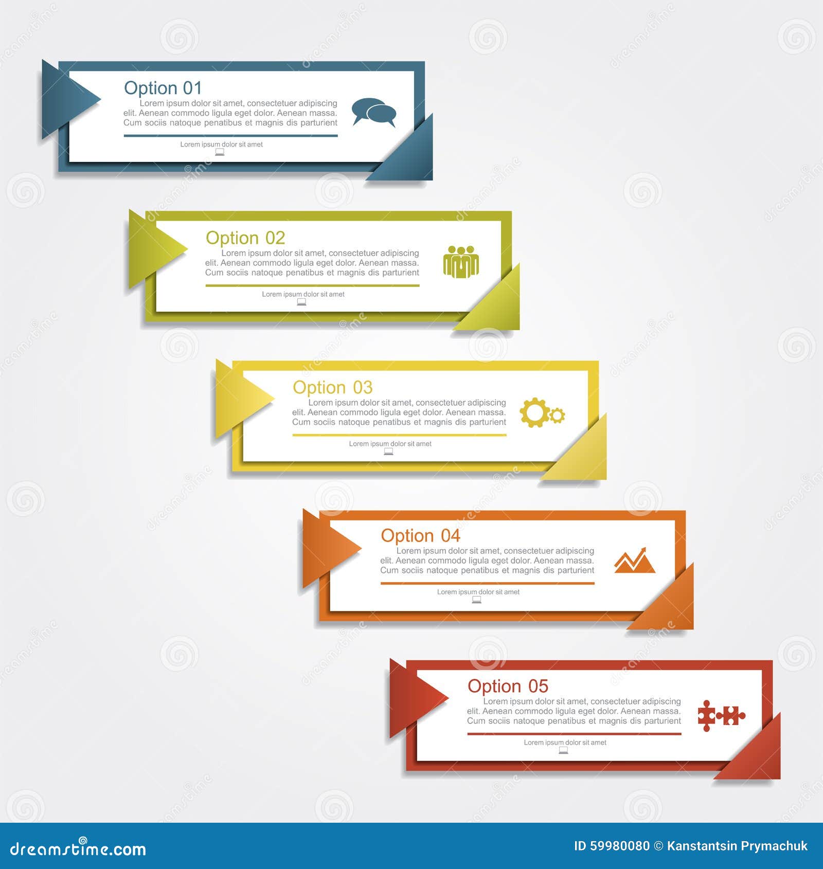 Infographic Report Template Layout. Vector Stock Vector - Illustration ...