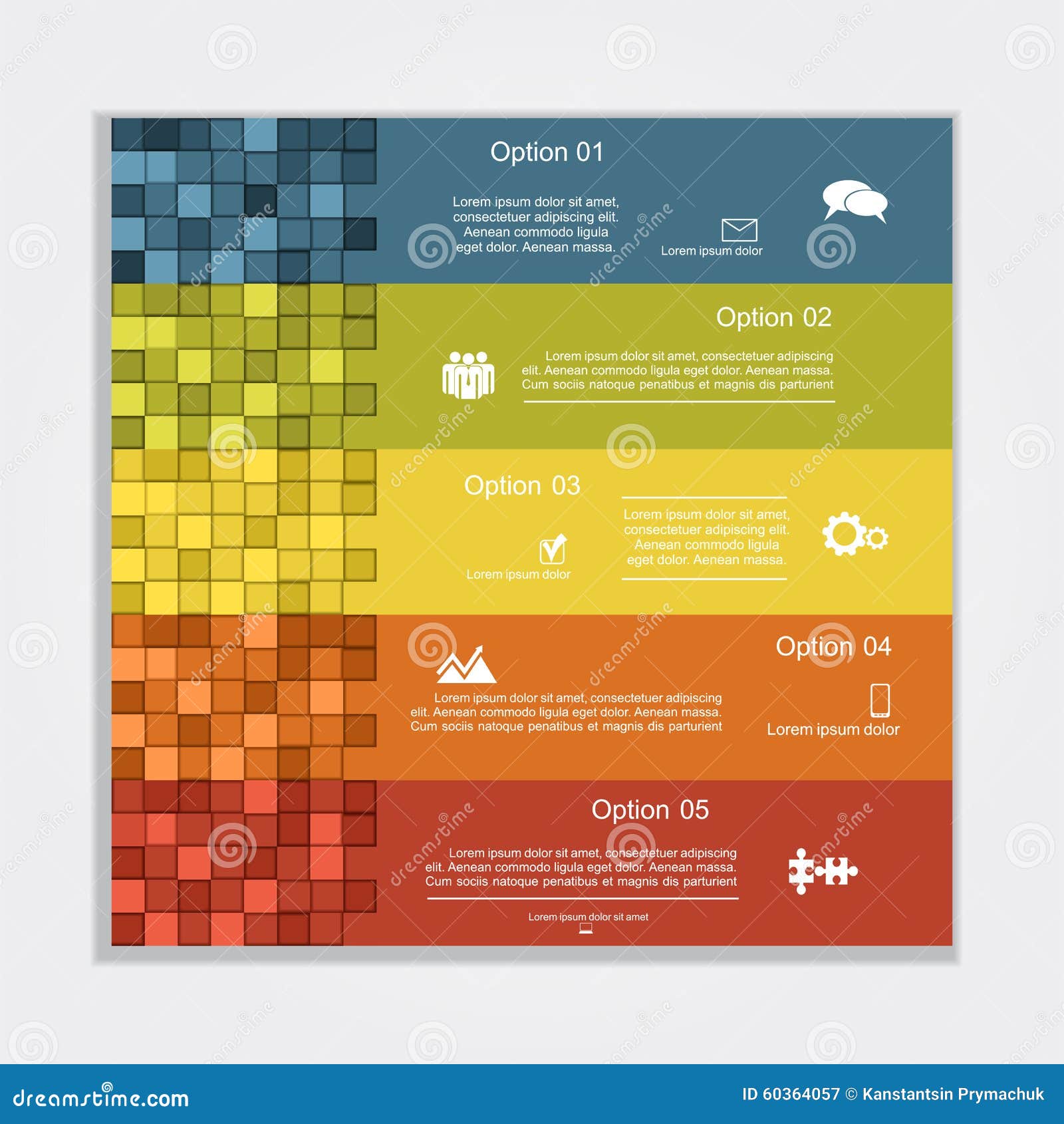 Infographic Report Template Layout. Vector Stock Vector - Illustration ...