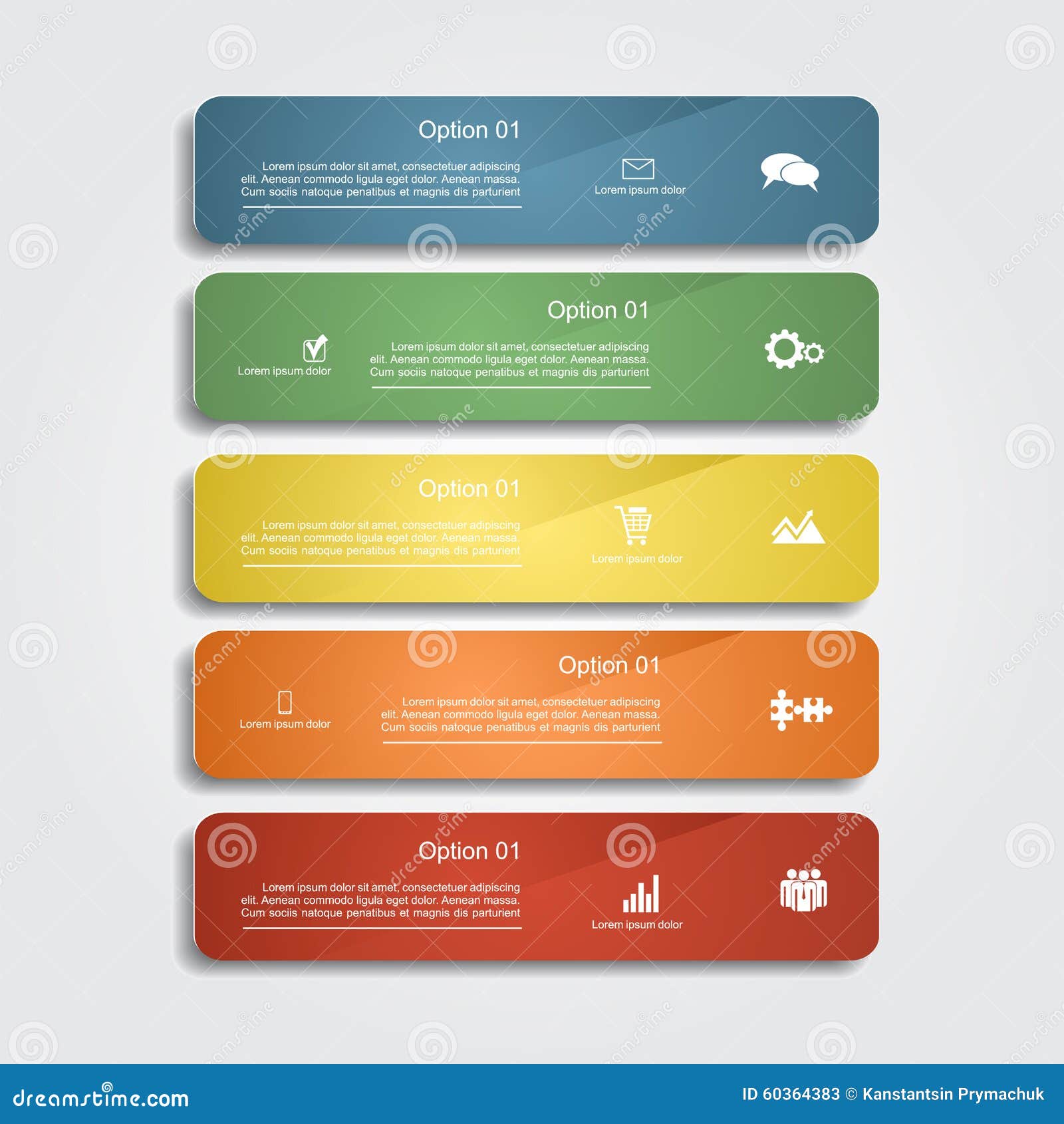 Infographic Report Template Layout. Vector Stock Vector - Illustration ...