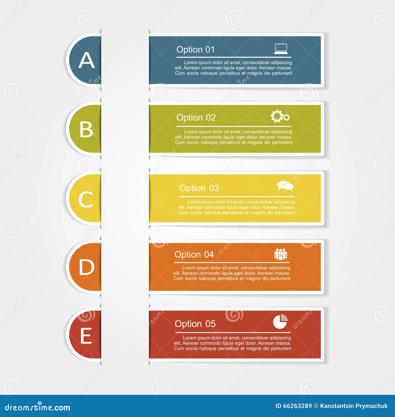 Infographic Report Template. Vector Illustration Stock Vector ...