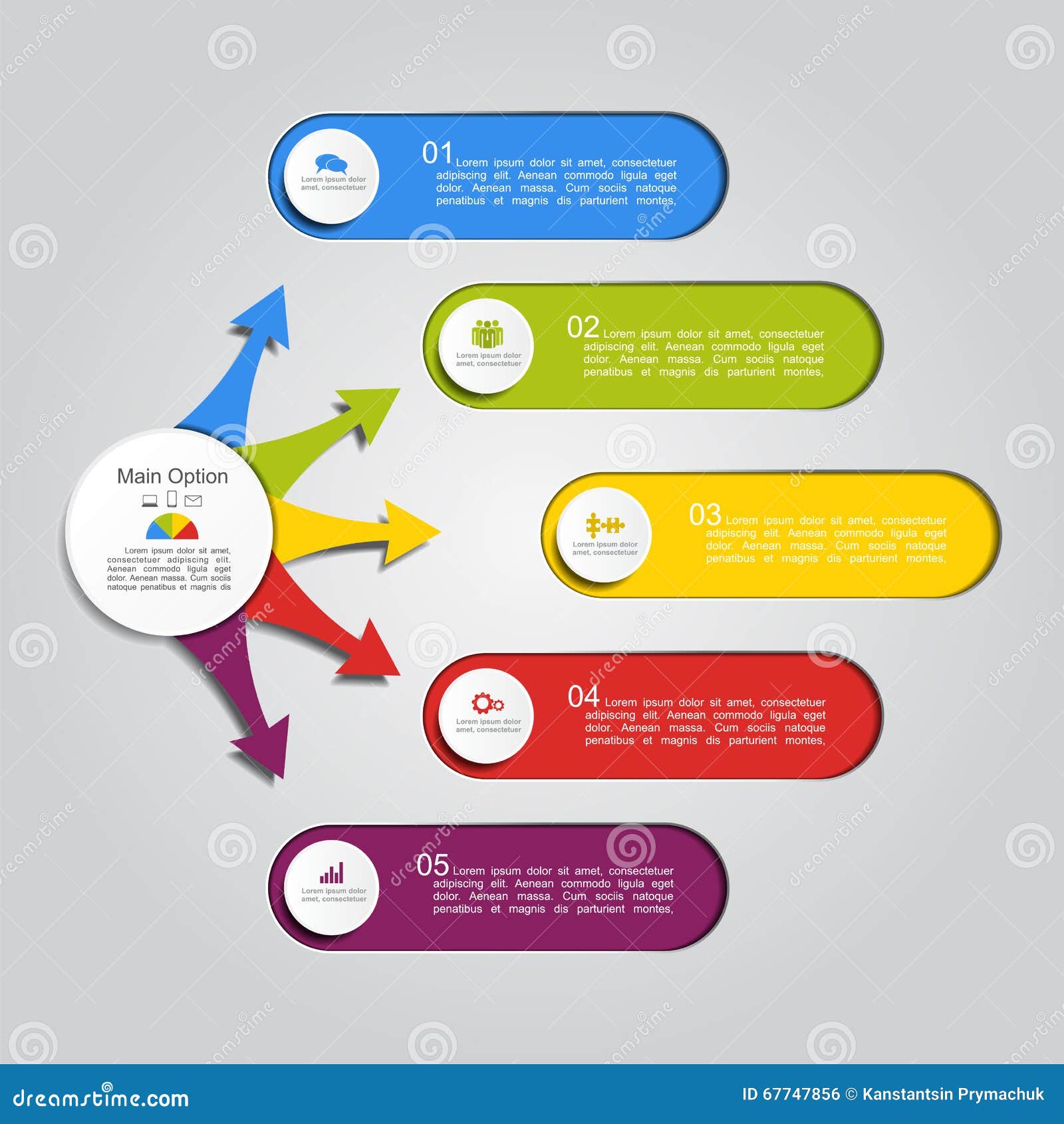 Infographic Report Template. Vector Illustration. Stock Vector ...