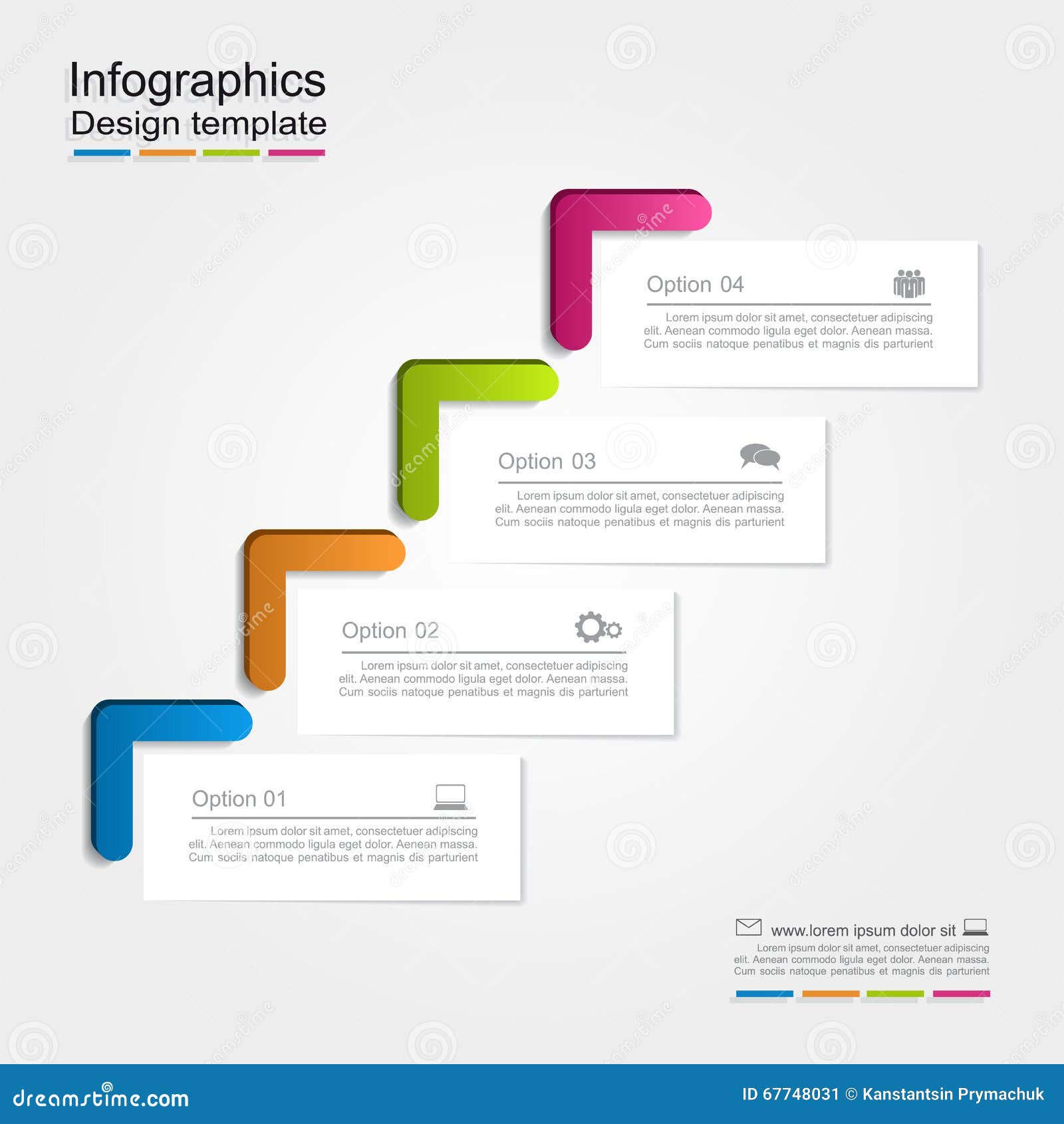 Infographic Report Template. Vector Illustration. Stock Vector ...