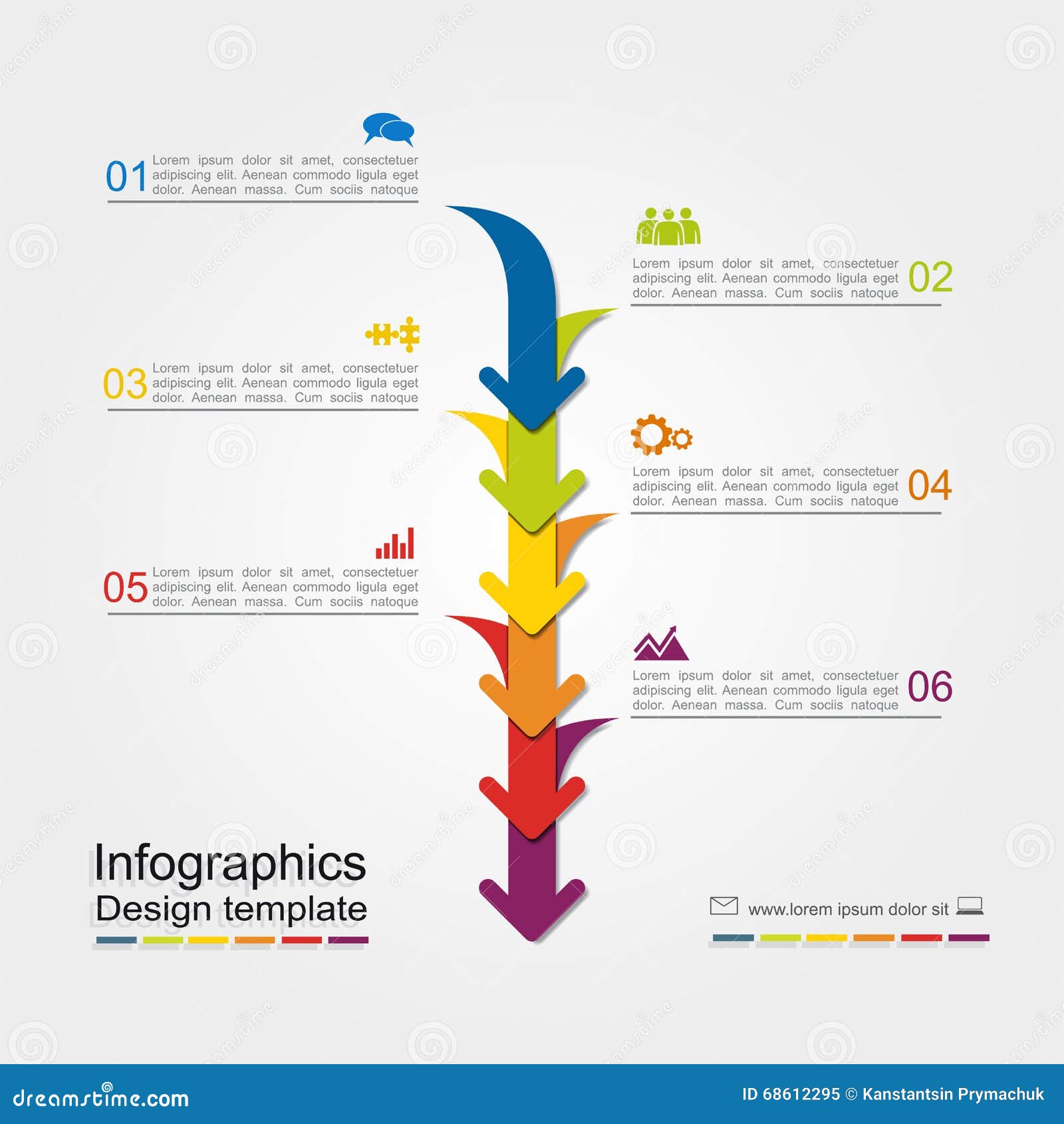 Infographic Report Template. Vector Illustration. Stock Vector ...