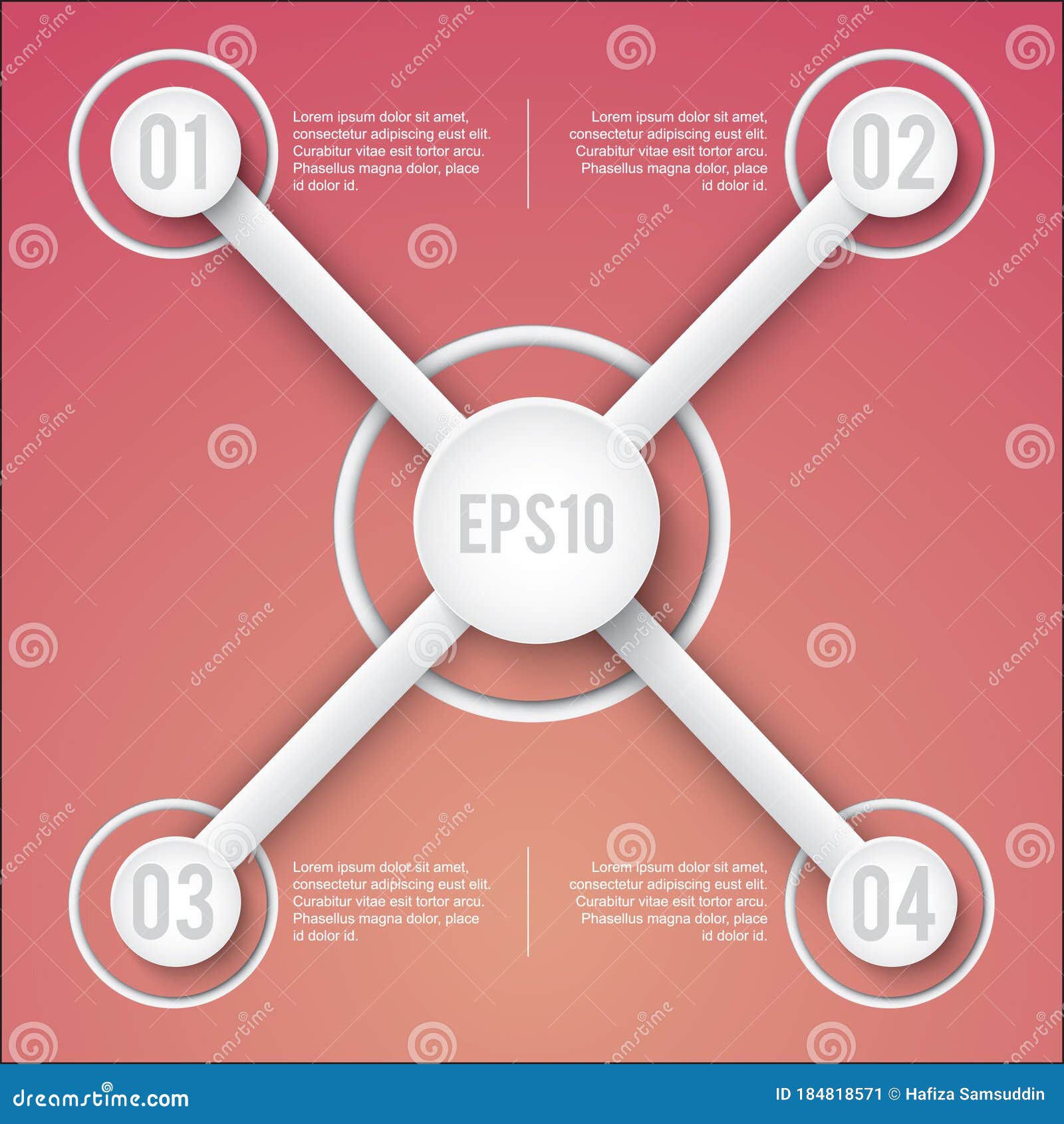 Infographic Representation. Vector Illustration Decorative Background ...