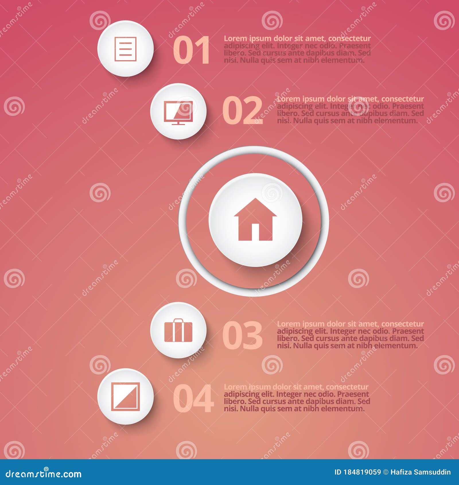 Infographic Representation. Vector Illustration Decorative Background ...