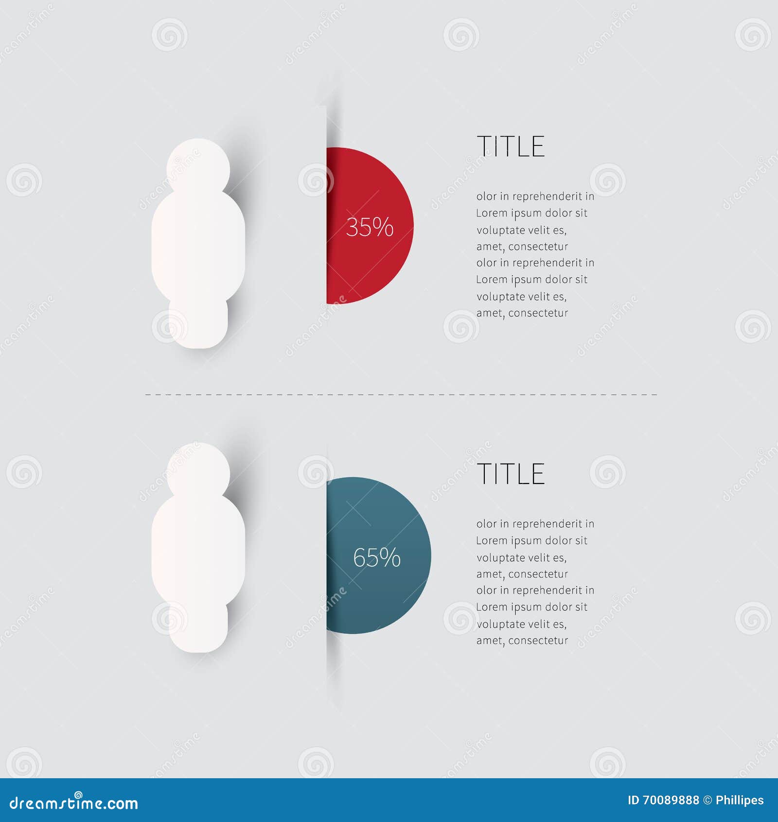 Infographic Respondents Answers Stock Vector - Illustration of ...