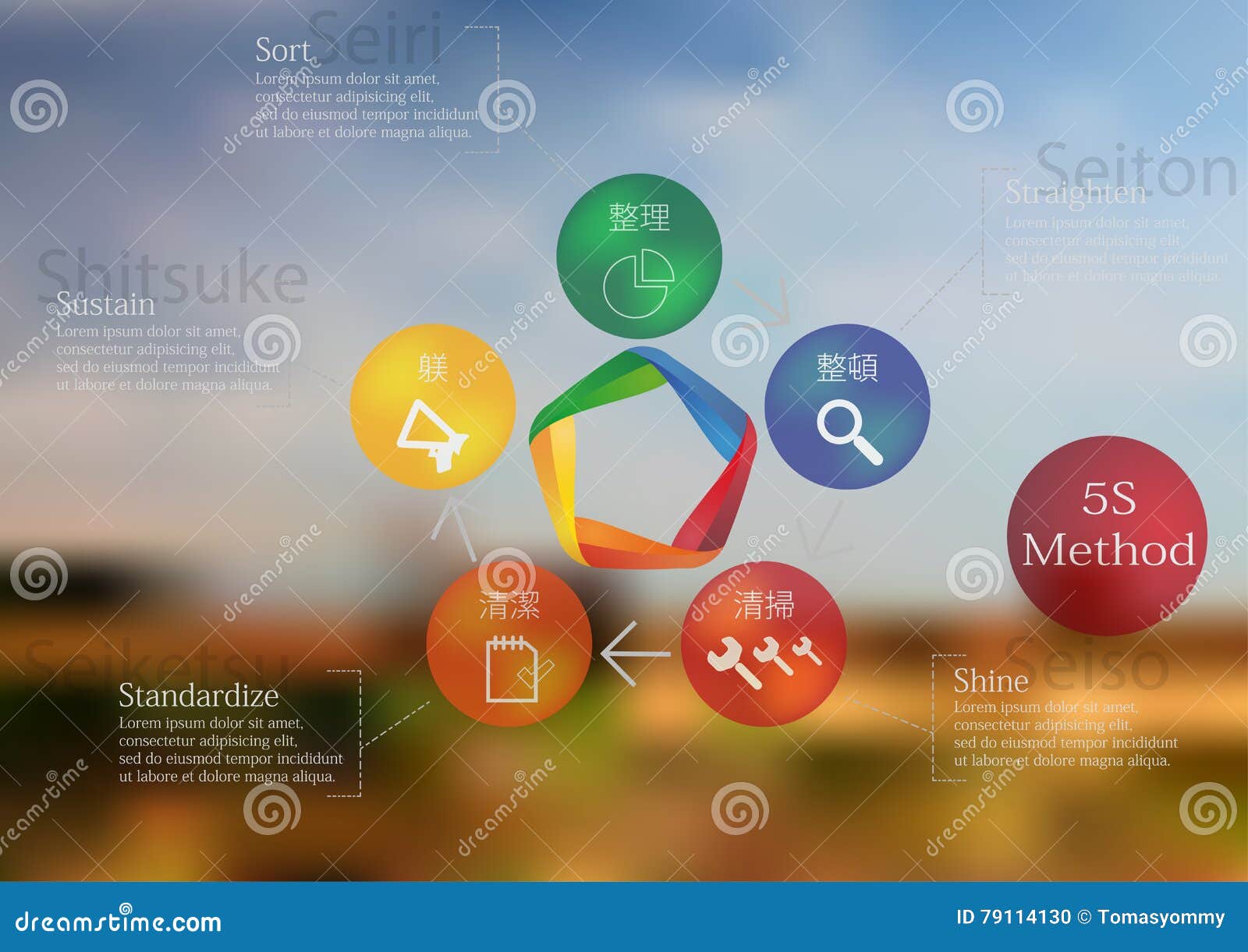 Infographic Schablone Der Illustration Vektor Abbildung - Illustration ...