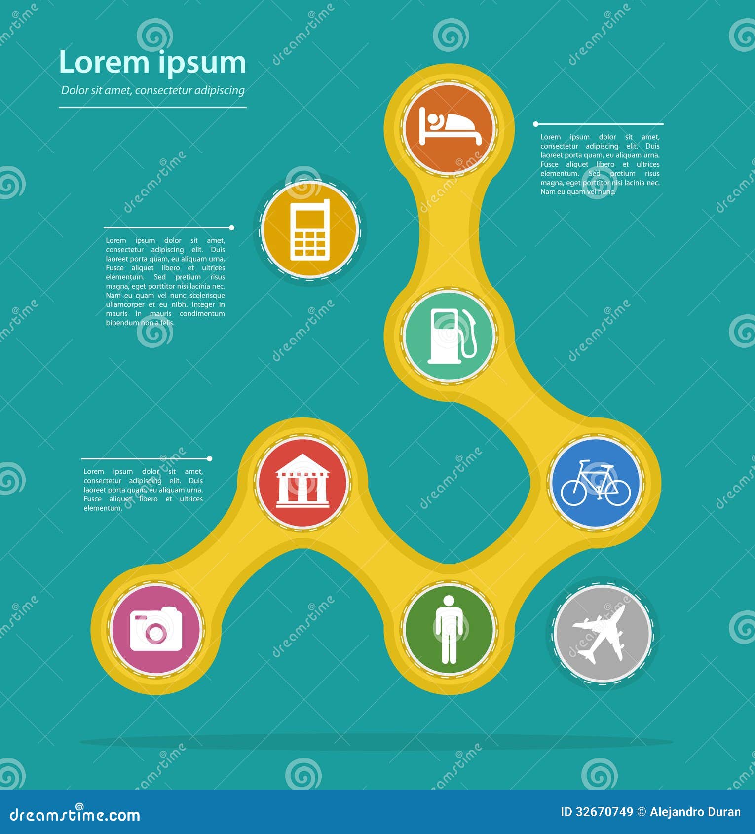 Infographic of services stock vector. Illustration of button - 32670749