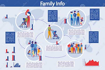 Infographic Set. Family Structure Presentation. Stock Vector ...