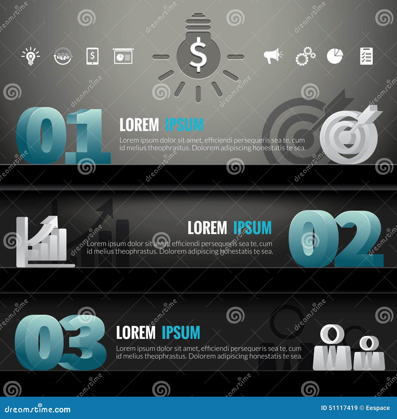 Infographic Shelf Modern Design 3d Template Business Icons Stock Vector ...