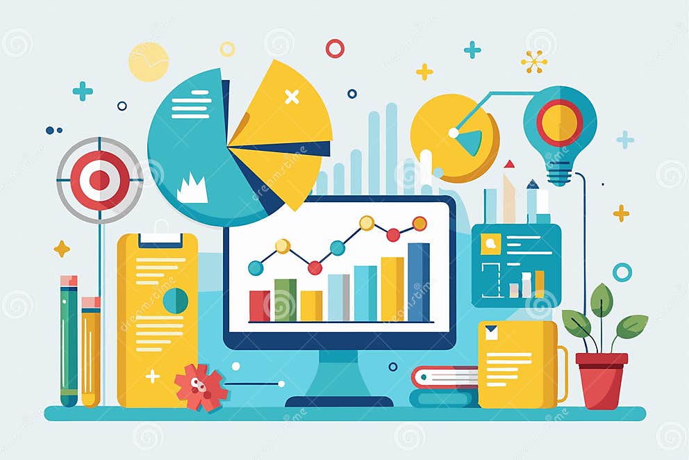 This Infographic Showcases Diverse Statistical Charts and Visual Data ...