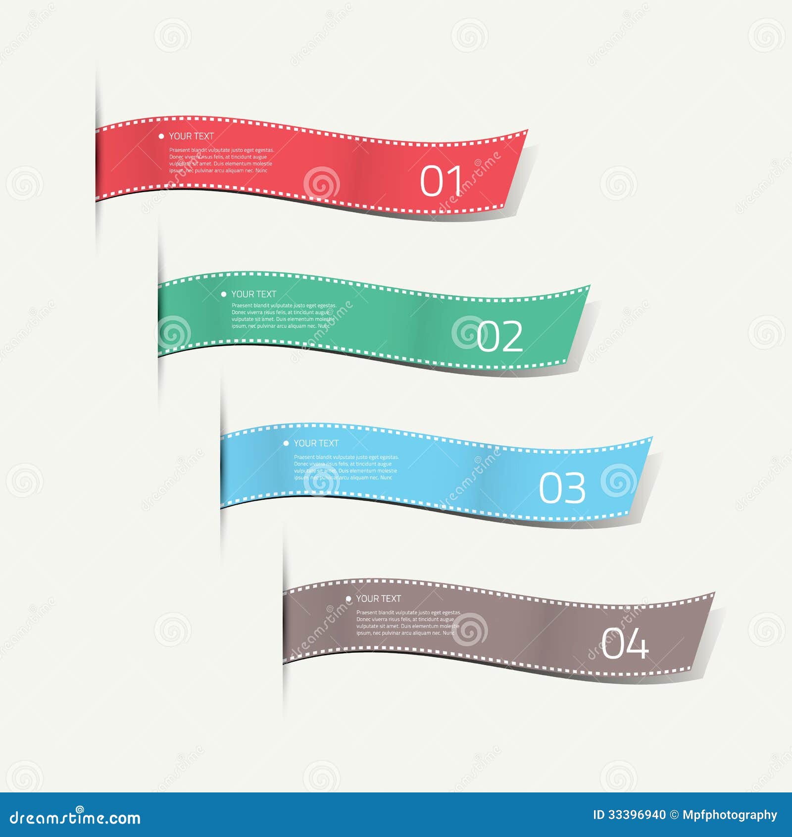 Infographic Silk Labels Decorative Vector Stock Vector - Illustration ...