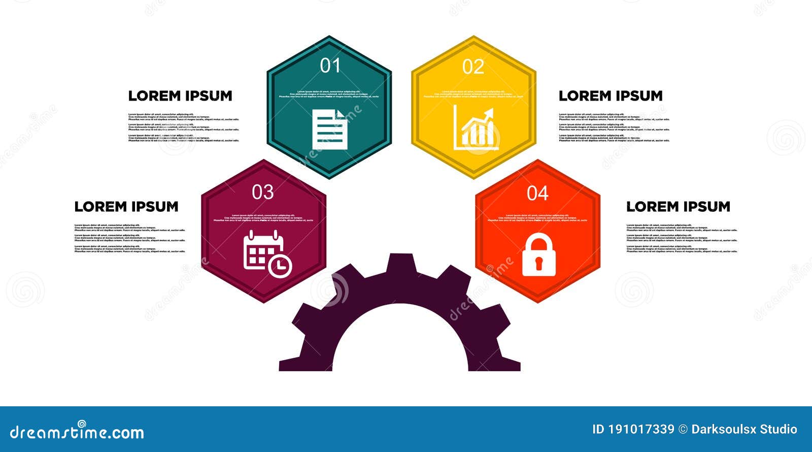 Infographic Simple and Clean.template Infographic - Vector Stock Vector ...