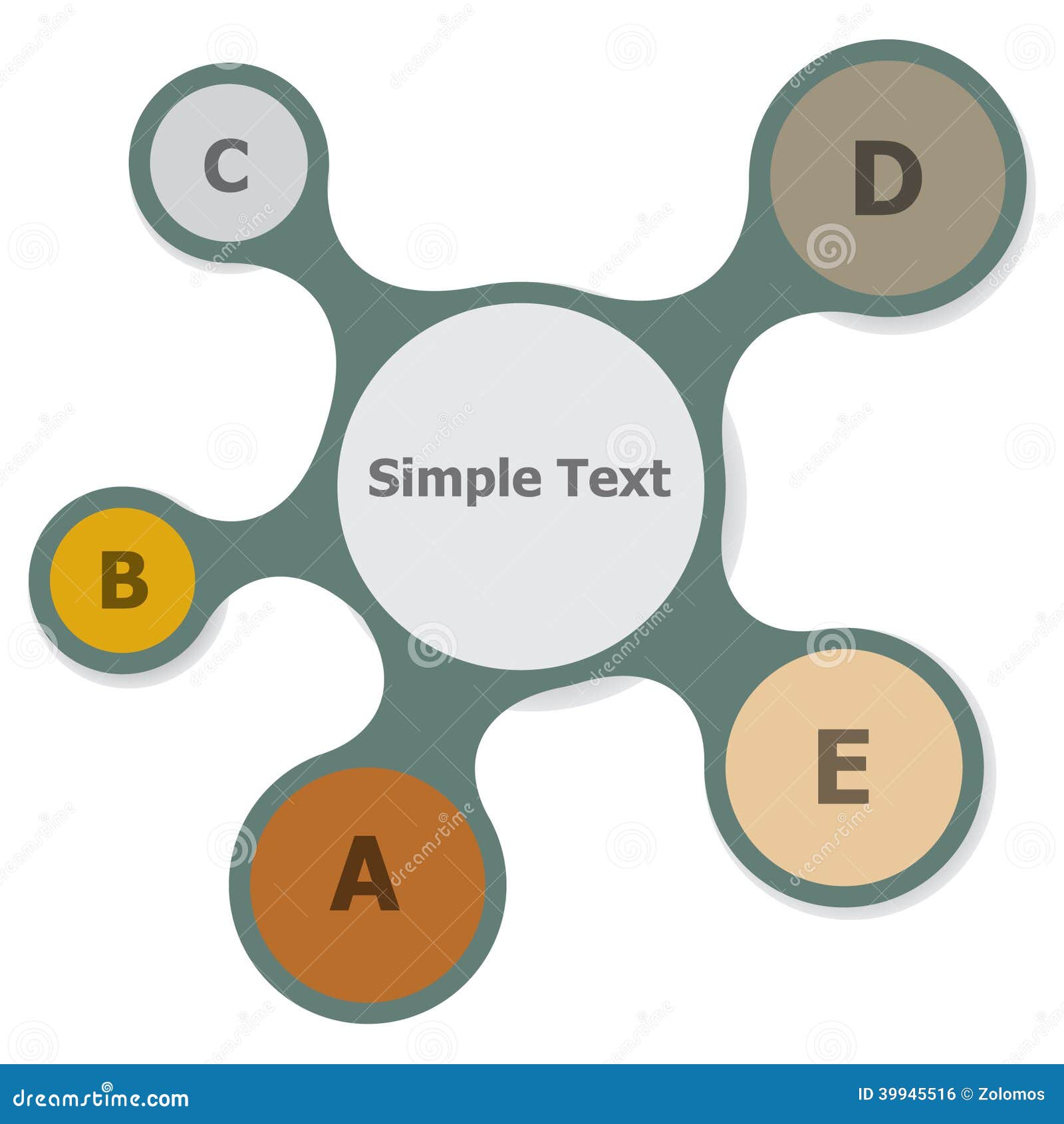 Infographic Simple Text Vector Stock Illustration - Illustration of ...