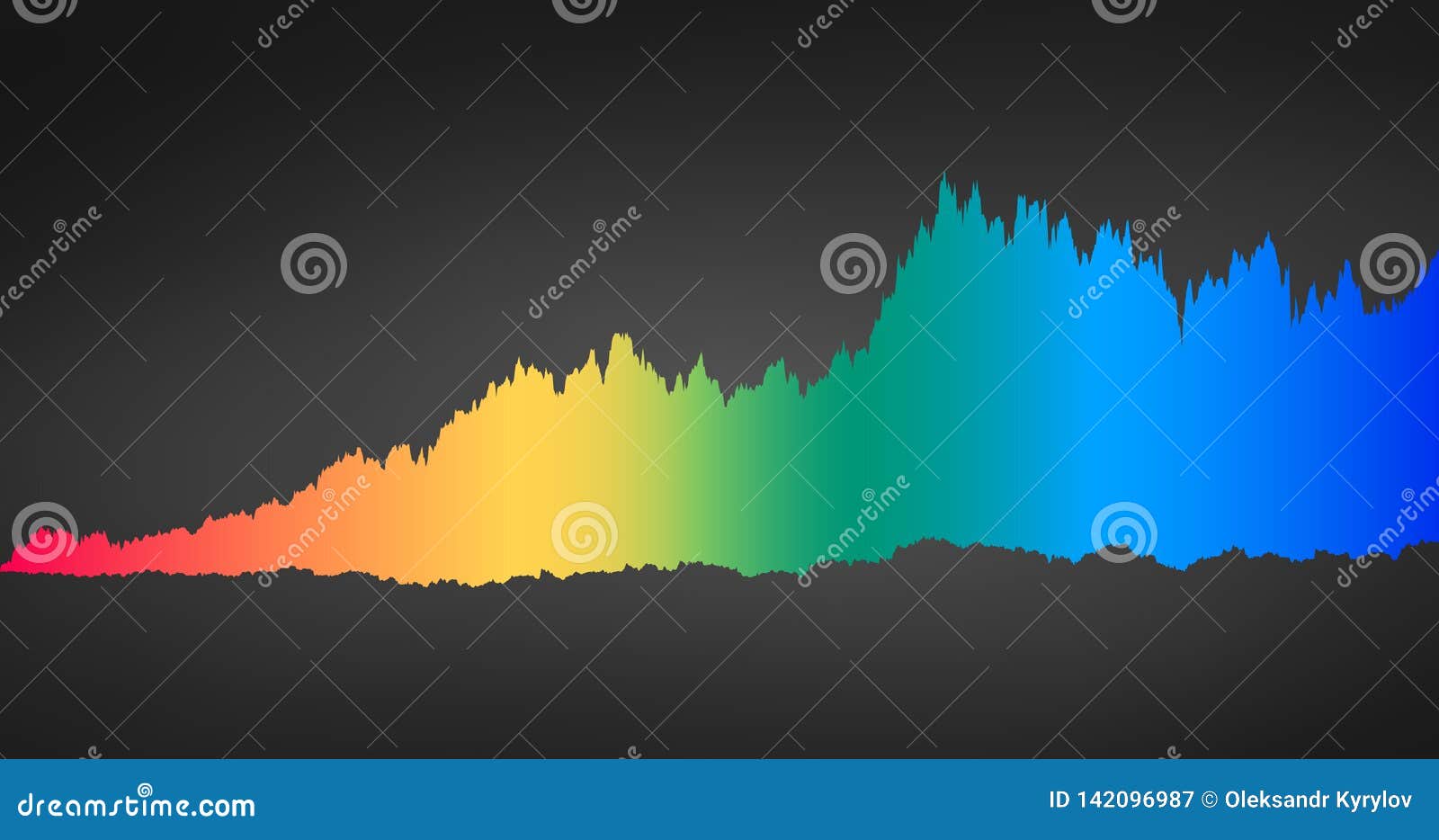 Infographic of Spectrum Color Sound Waveform, Chart, Graph Concept ... Infographic of Spectrum Color Sound Waveform, Chart, Graph Concept ...