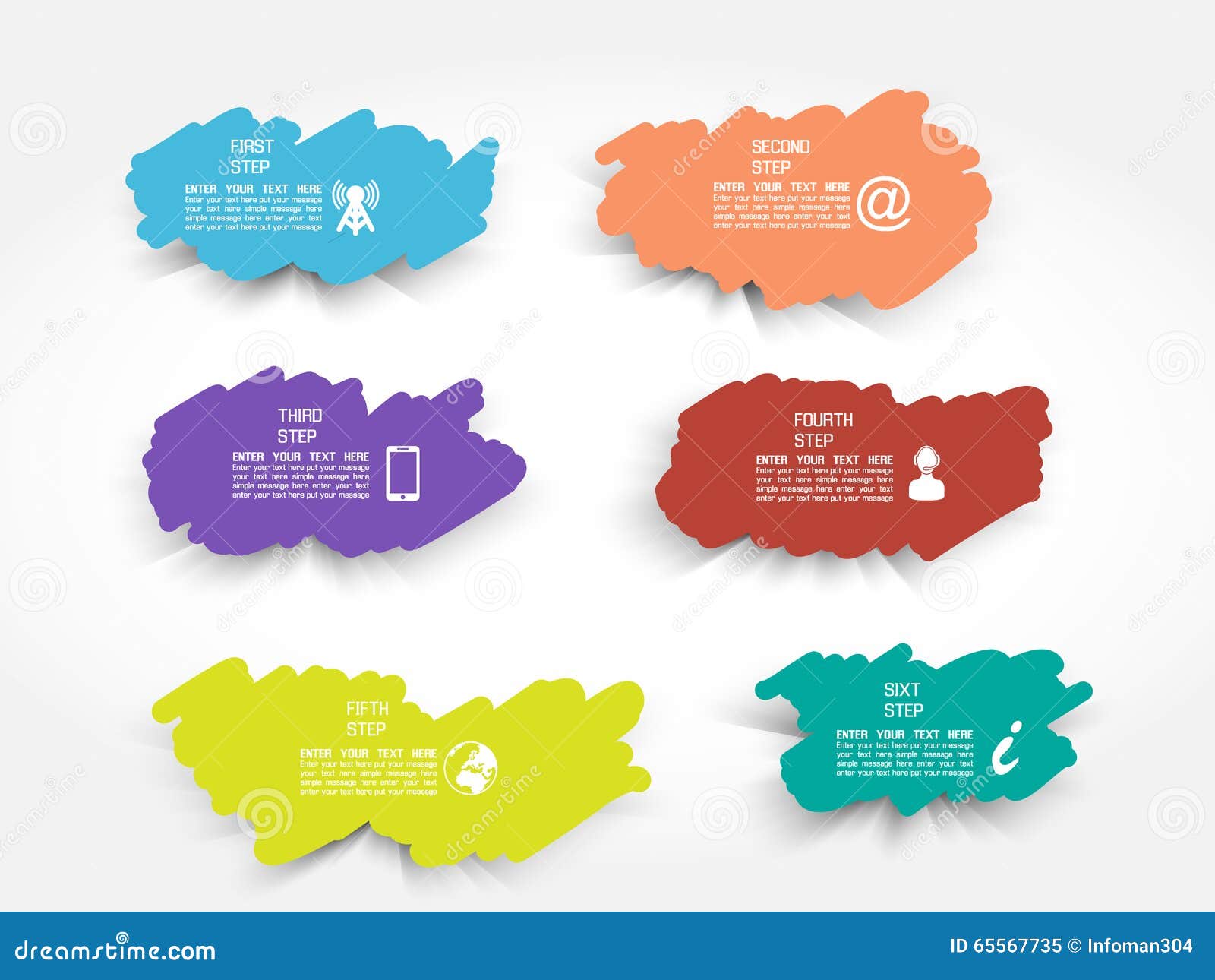 Infographic stain template stock vector. Illustration of navigation ...