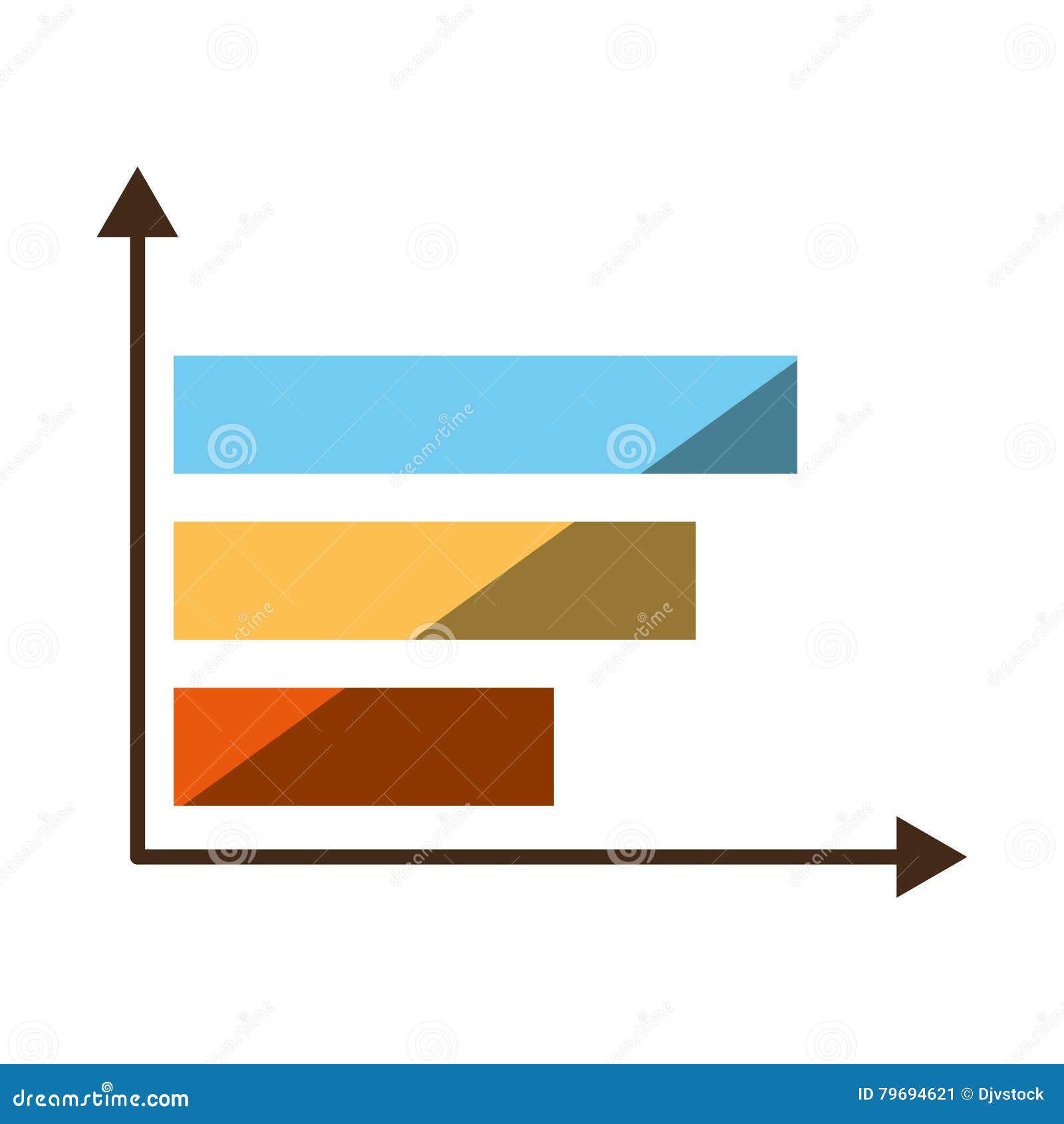 Infographic Statistics Arrows Isolated Icon Stock Vector - Illustration ...