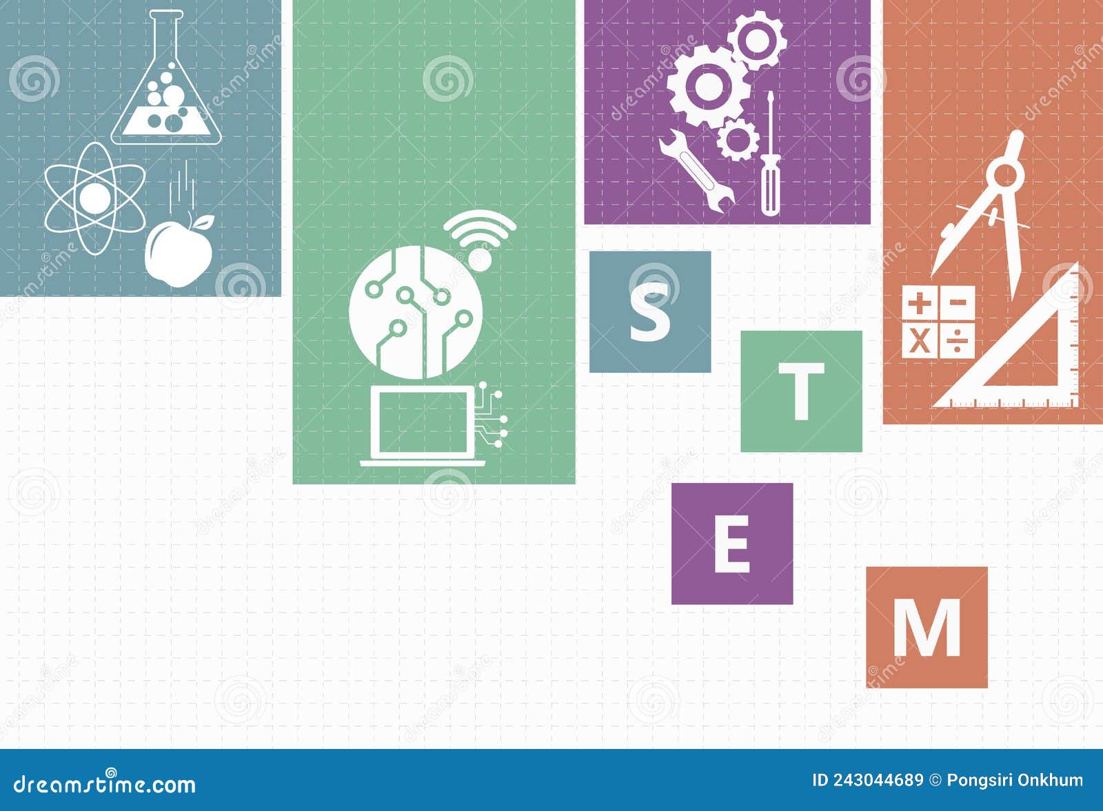 Infographic STEM Education Vector Illustration | CartoonDealer.com ...