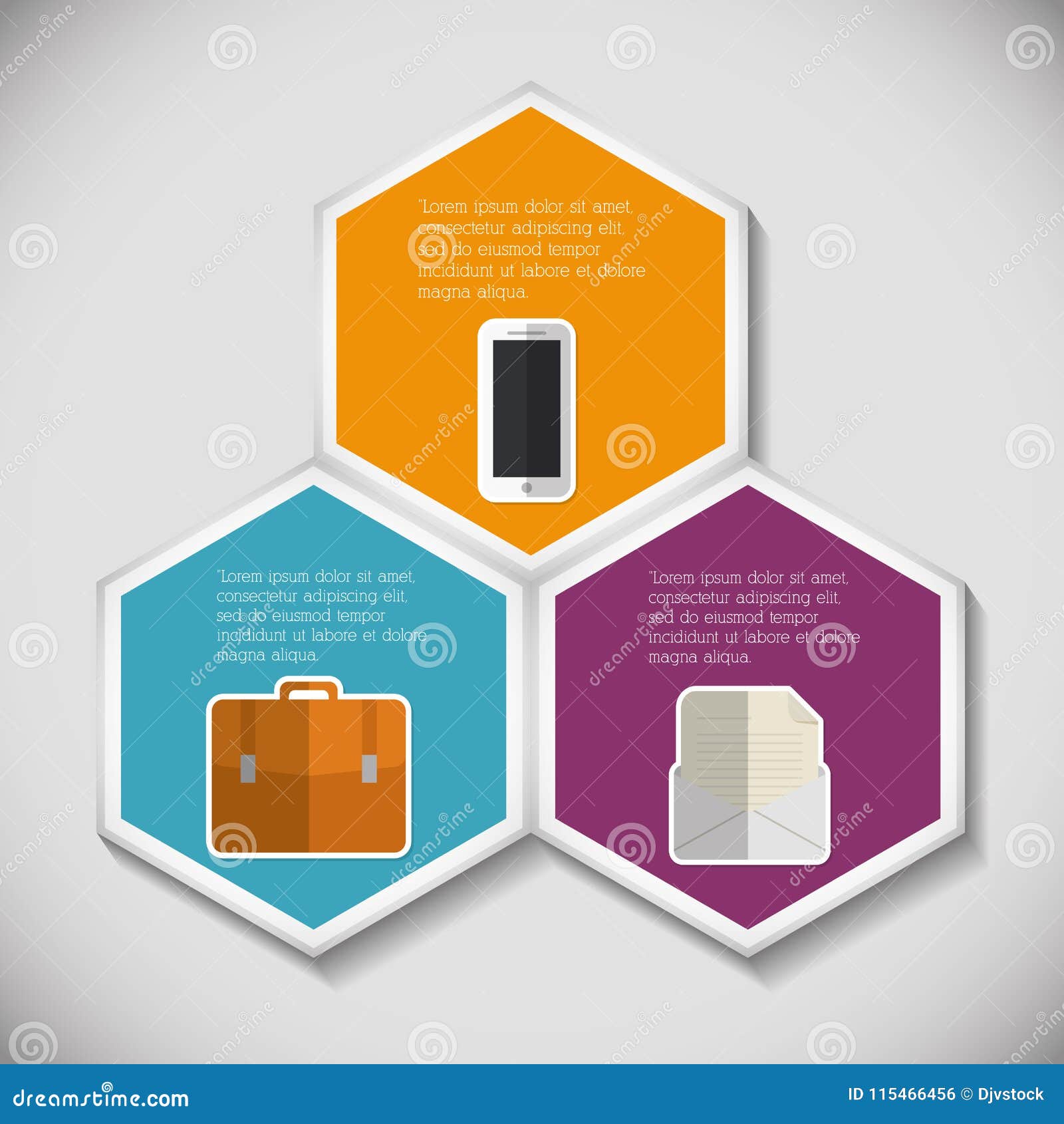 Infographic Step Office Icon. Vector Graphic Stock Vector ...