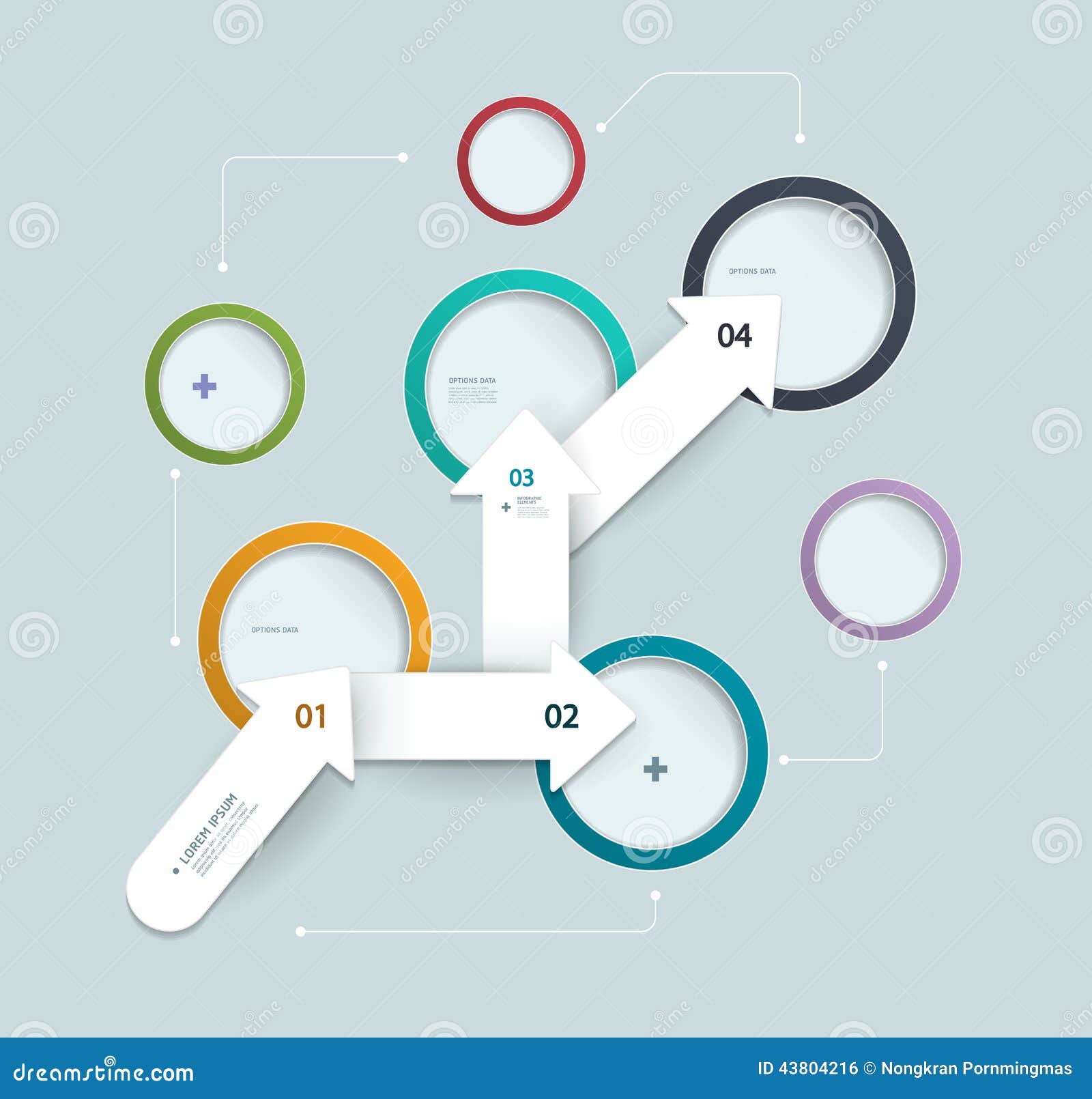 Infographic Step By Step Template Vector Illustration | CartoonDealer ...
