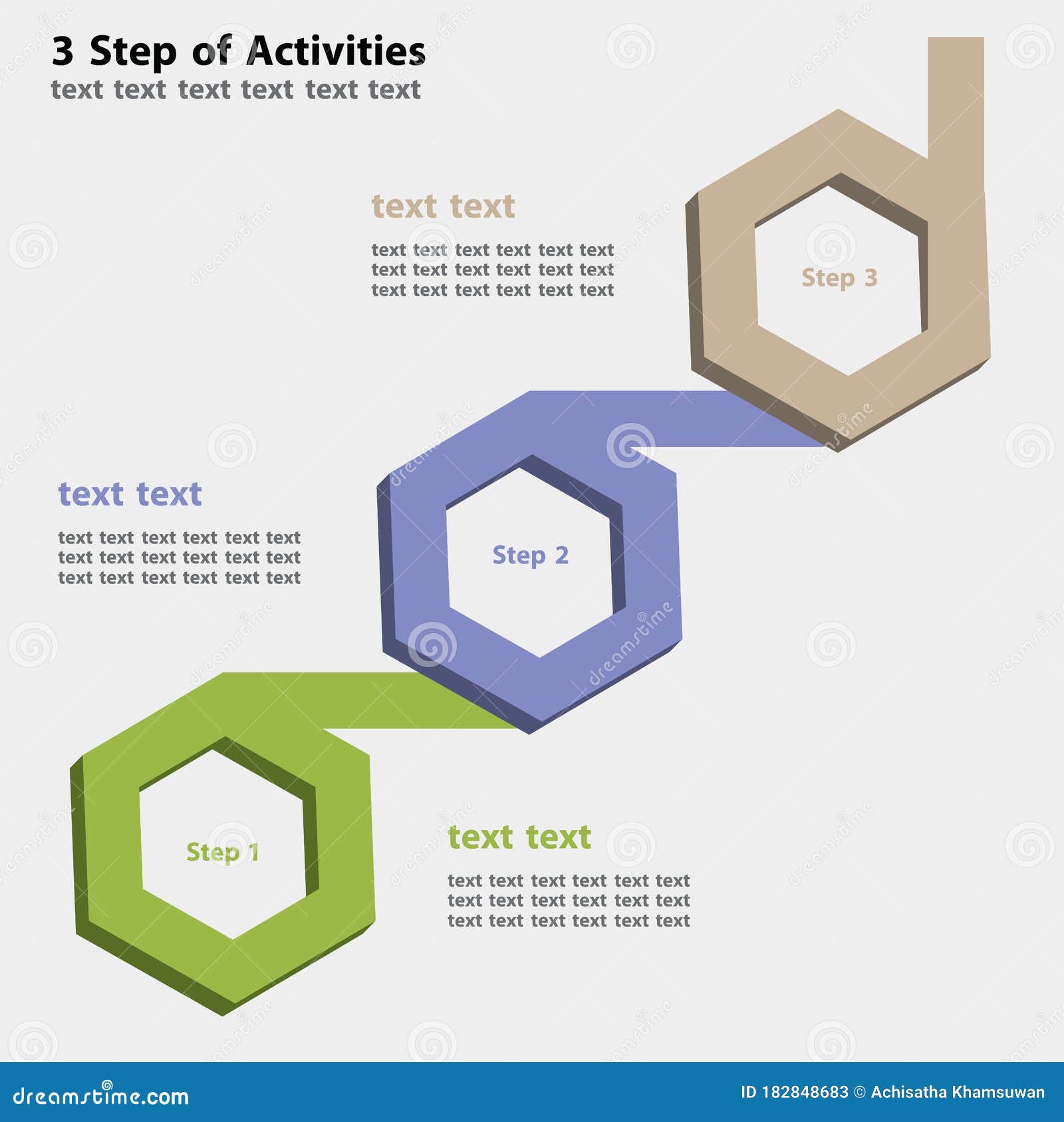 8-step Work Process Through A Hexagonal Design Describes A Function Or ...