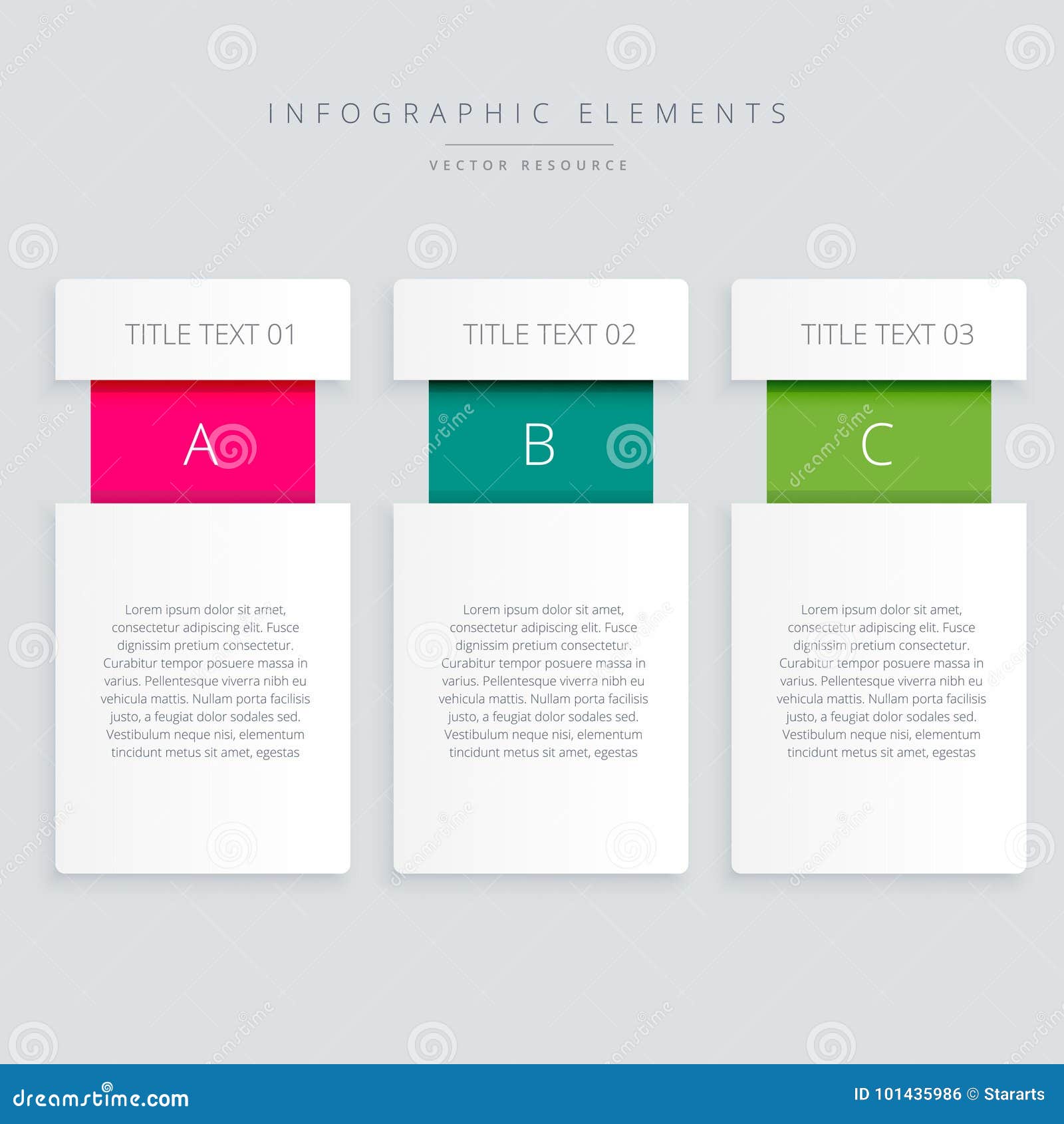 Infographic steps banner stock vector. Illustration of infograph ...
