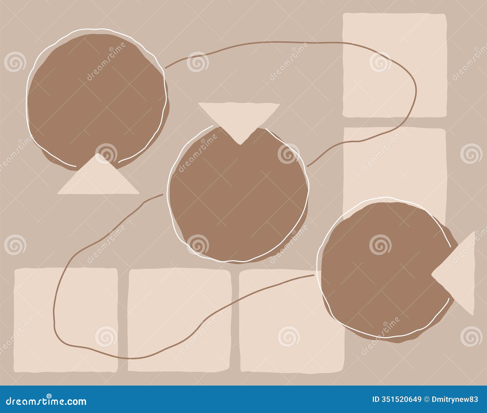 Infographic with 3 Steps in Drawn Doodle Style Stock Illustration ...