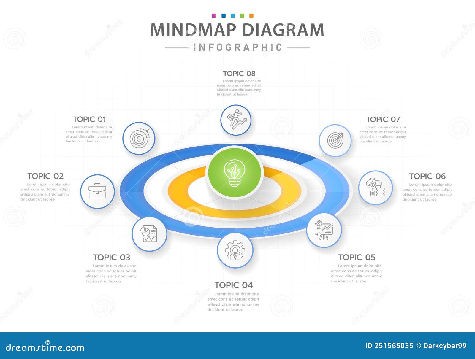 Infographic 8 Steps Modern Mindmap Diagram With Circle Topics. Cartoon ... Infographic 8 Steps Modern Mindmap Diagram With Circle Topics. Cartoon ...