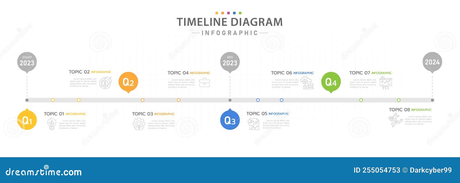 Infographic 8 Steps Modern Timeline Diagram Calendar With 4 Quarter ... Infographic 8 Steps Modern Timeline Diagram Calendar With 4 Quarter ...
