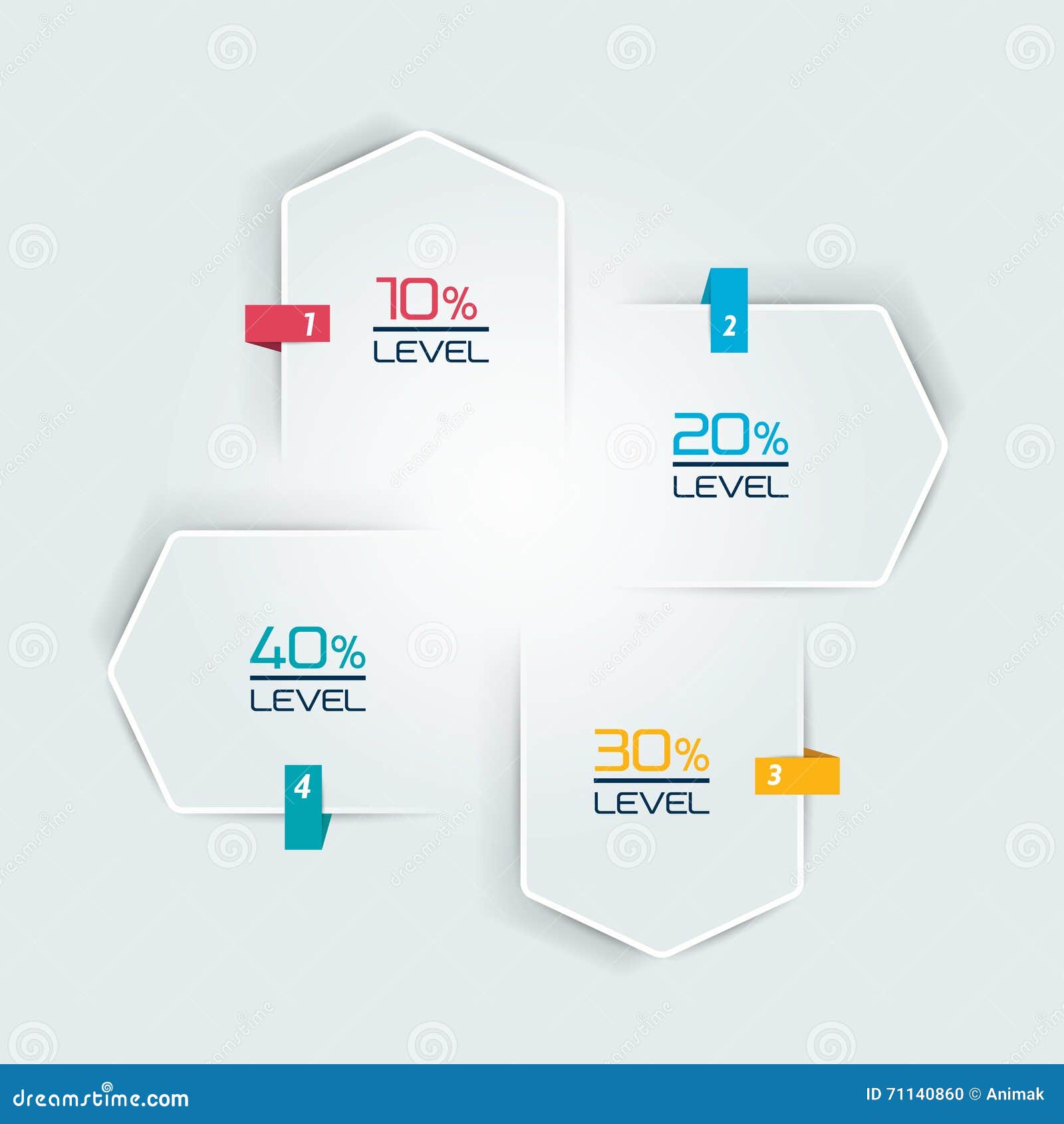 Infographic 4 Steps Template, Flow Chart. Diagram, Graph, Chart ...