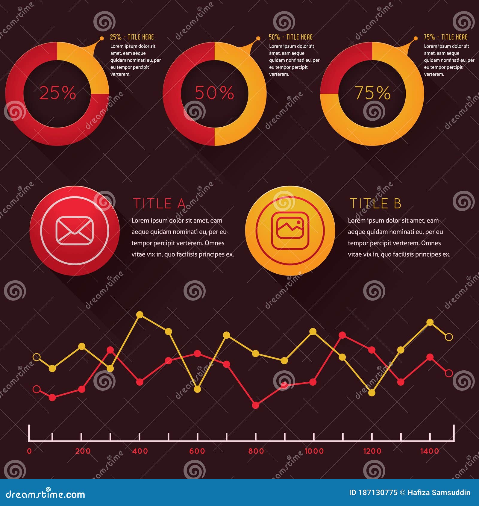 Infographic of Technology. Vector Illustration Decorative Design Stock ...