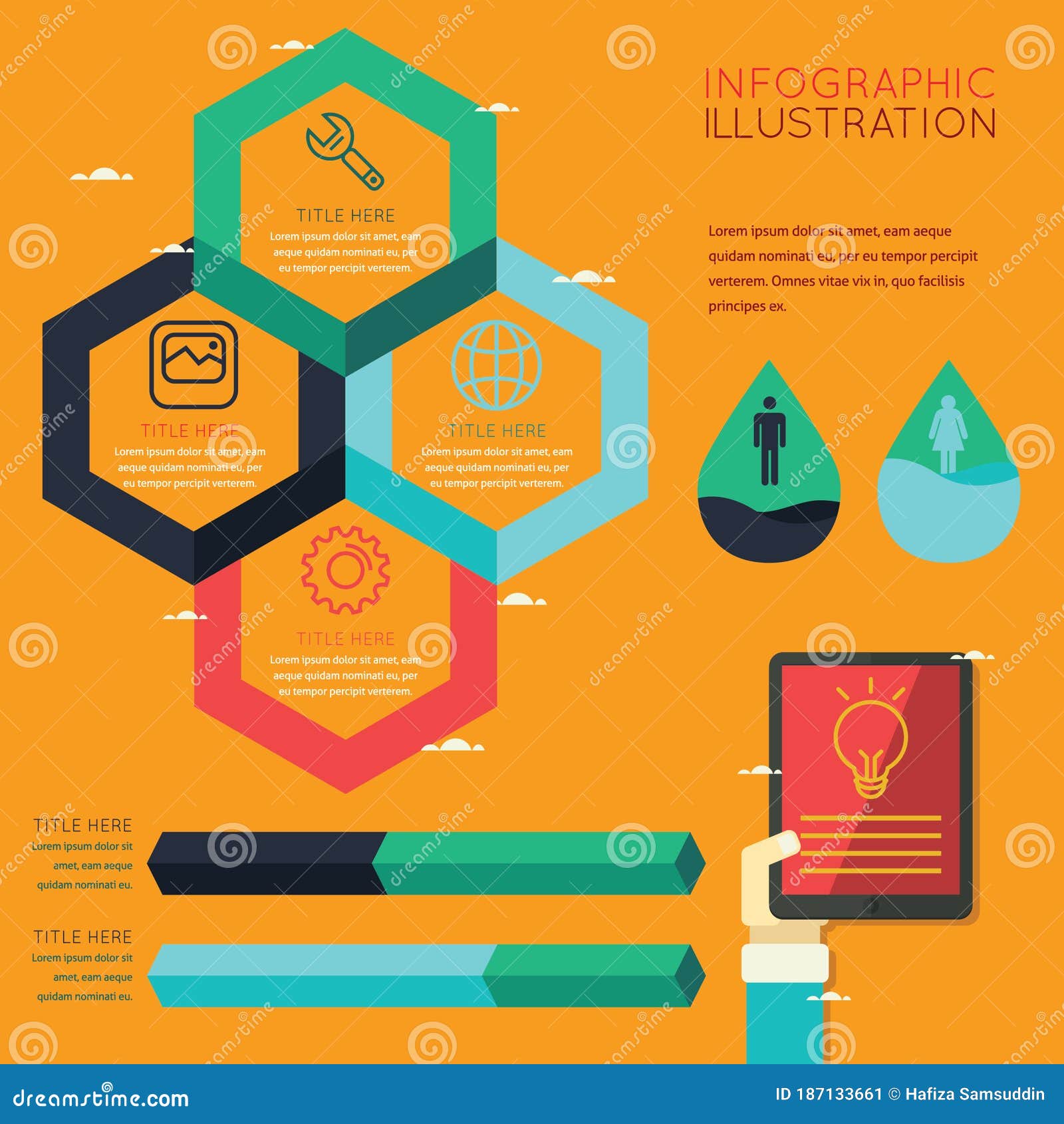 Infographic of Technology. Vector Illustration Decorative Design Stock ...