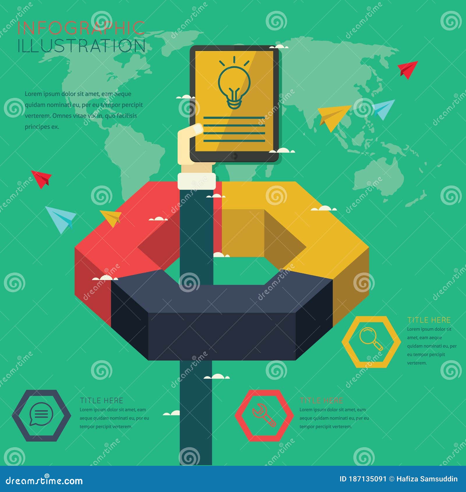 Infographic of Technology. Vector Illustration Decorative Design Stock ...