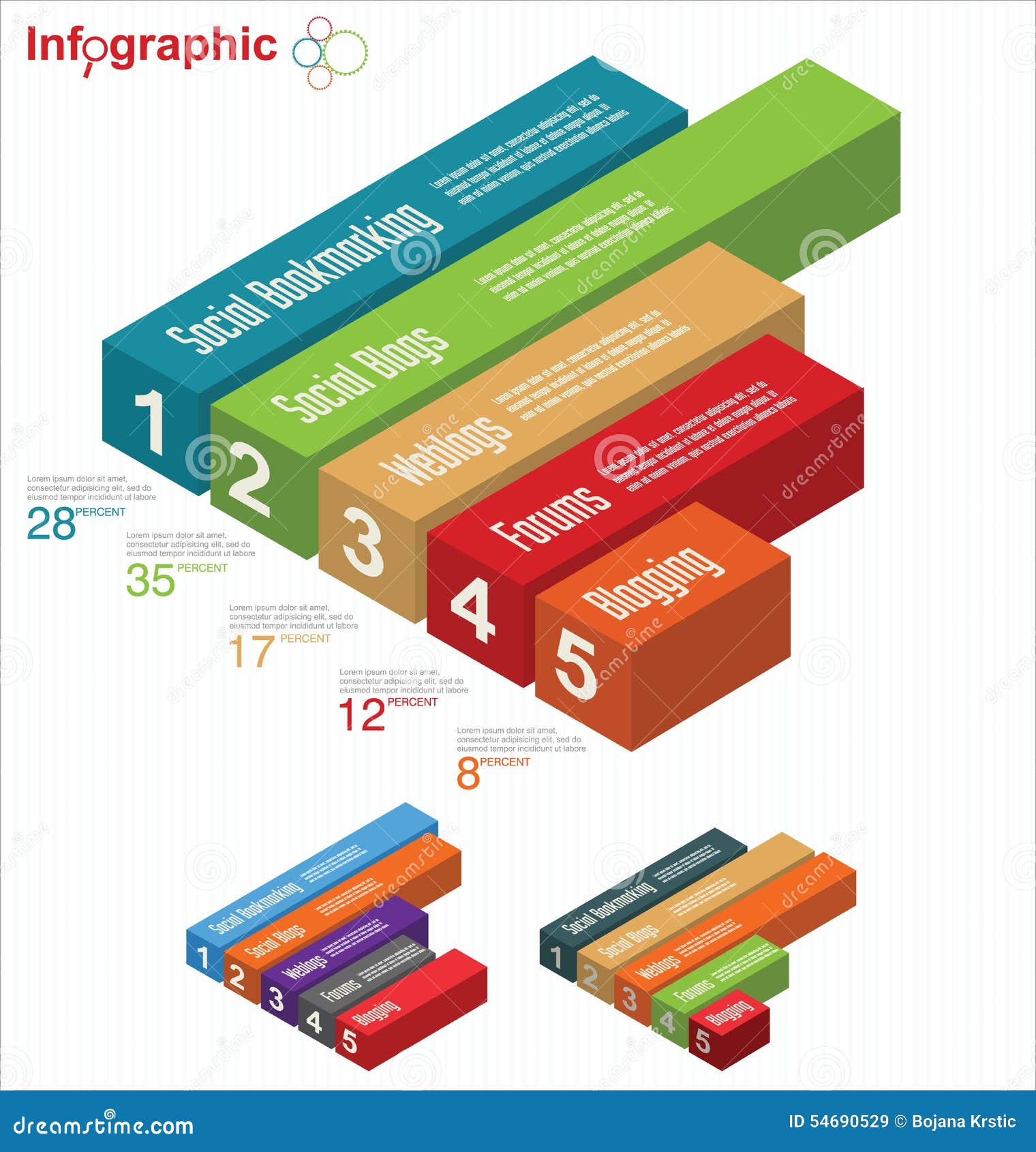 Infographic Template stock illustration. Illustration of design - 54690529