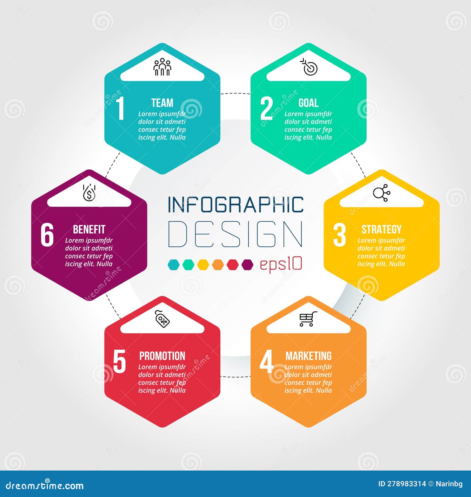 Infographic Template Business Concept with Diagram Stock Vector ...