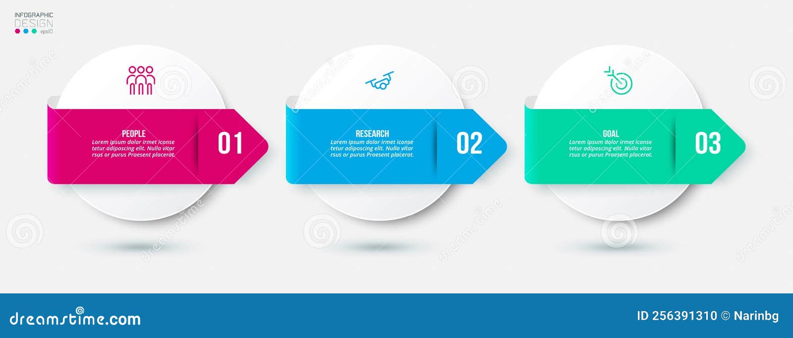 Infographic Template Business Concept with Step Stock Vector ...