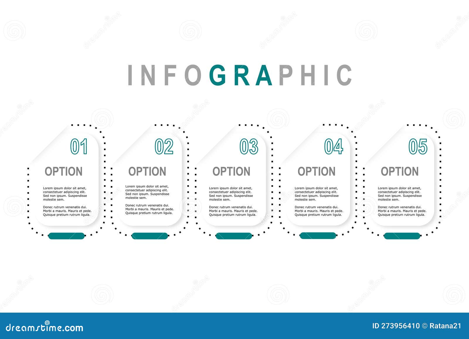 Infographic Template for Business Plan ,strategy, Roadmap. 5 Steps ...