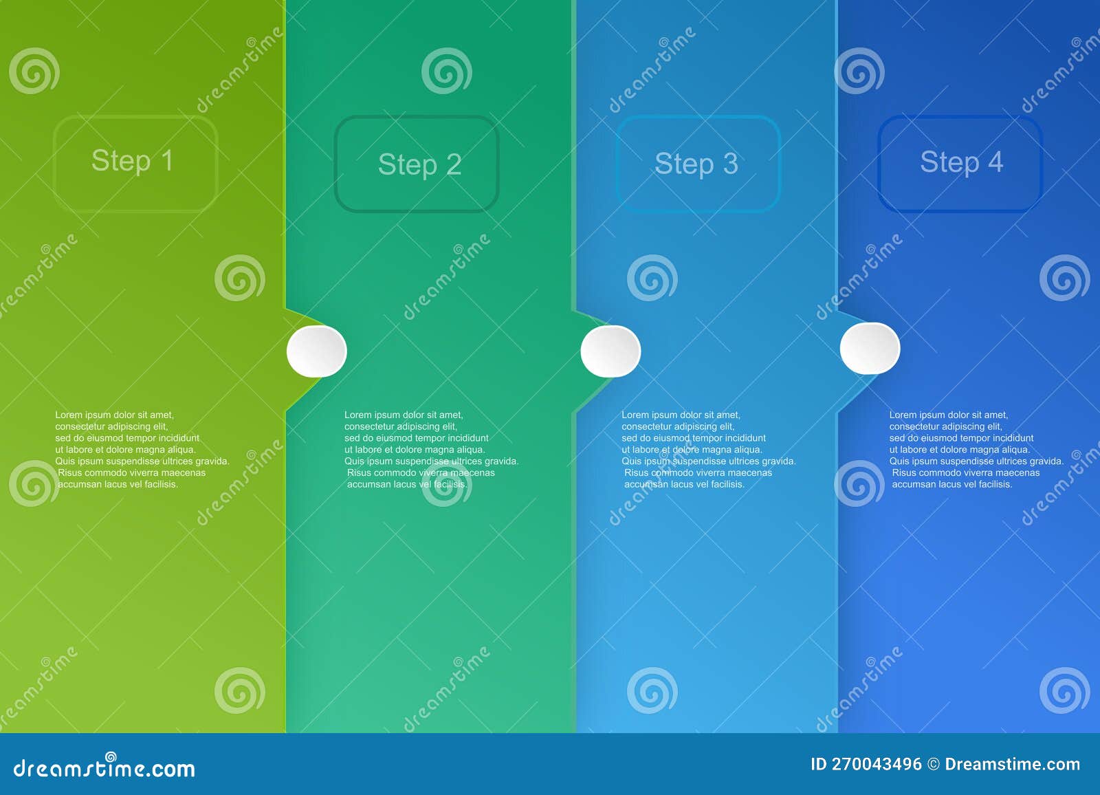 Infographic Template for Business Plan ,strategy, Roadmap. 4 Steps ...
